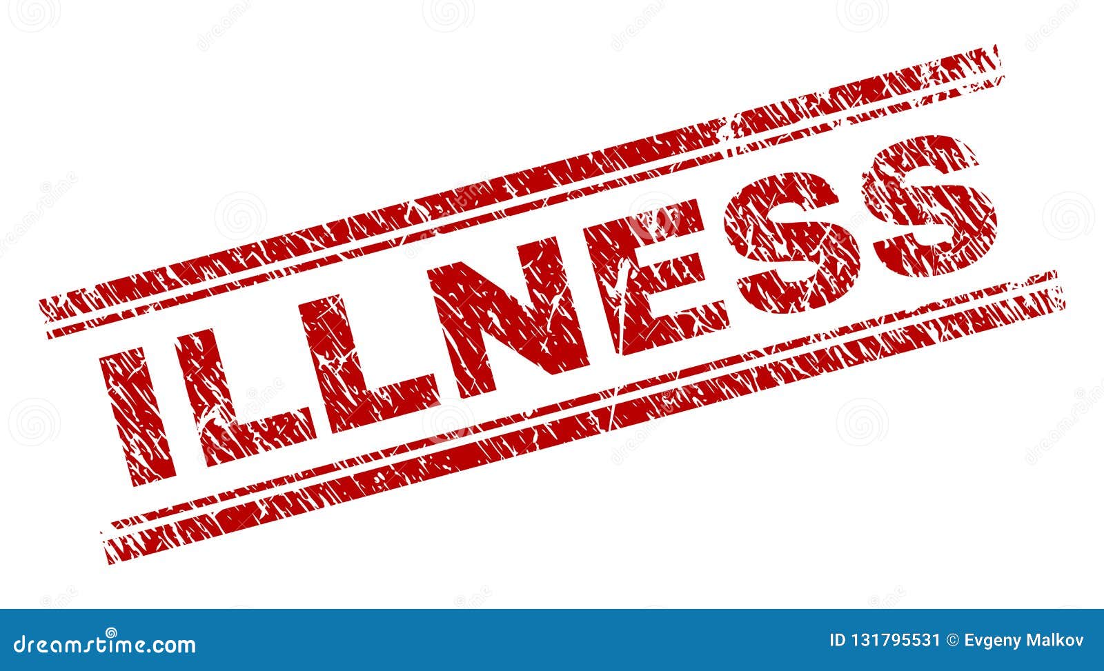 Grunge Textured ILLNESS Stamp Seal Stock Vector - Illustration of ...