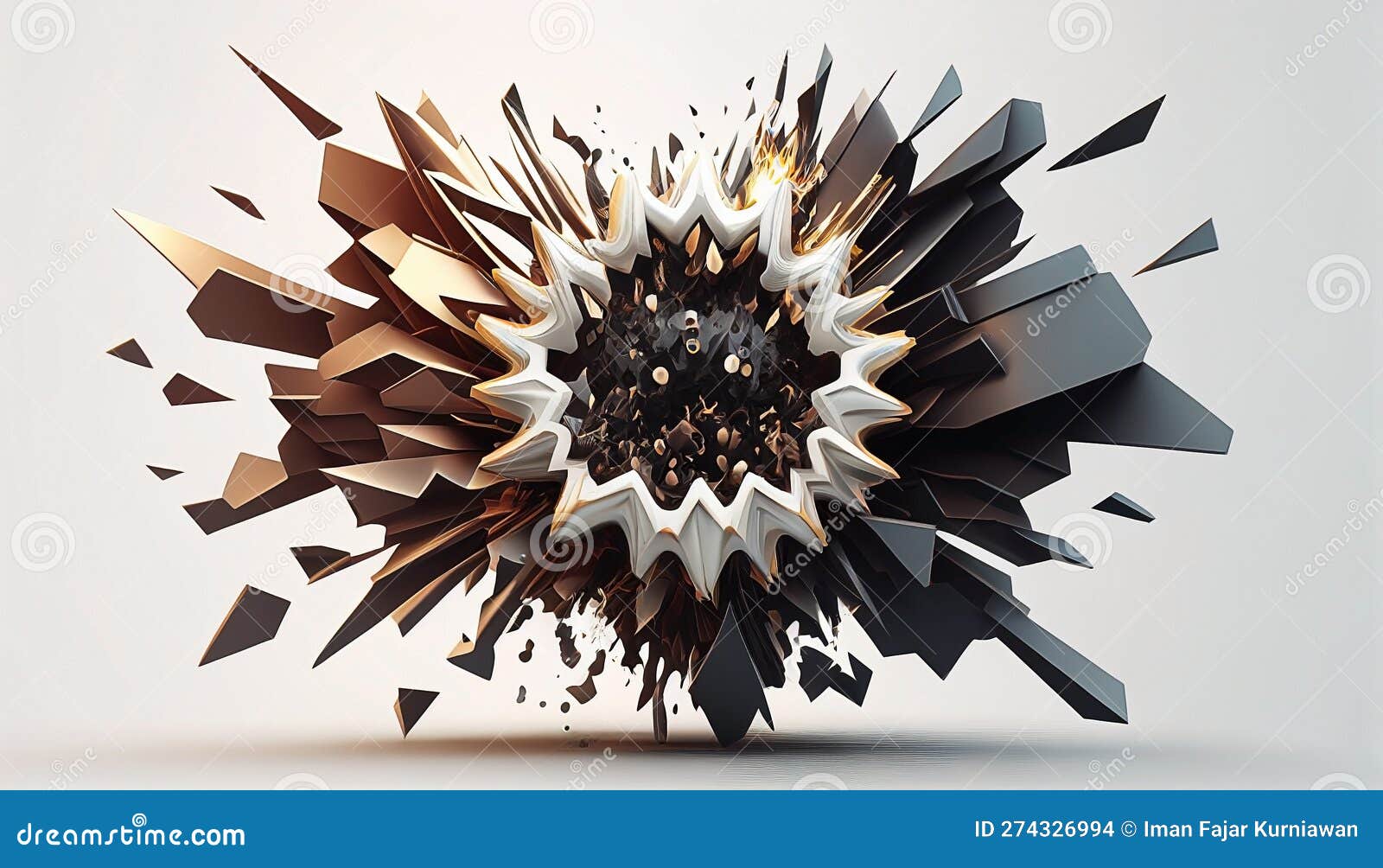 Blasts and explosions stock illustration. Illustration of texture ...