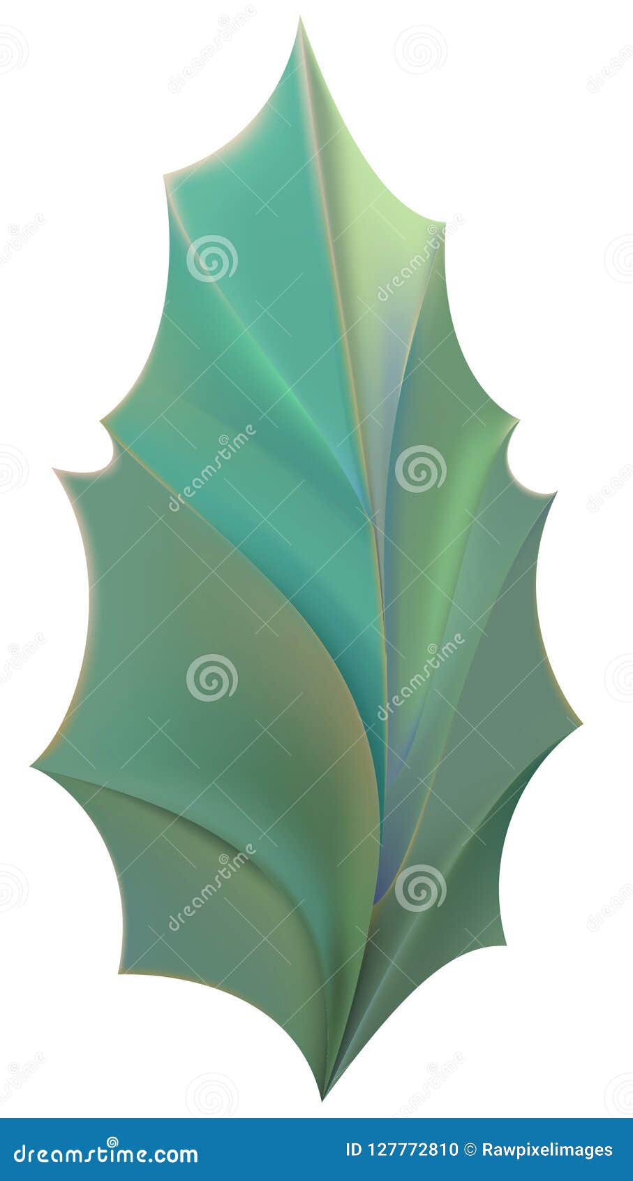 Illustration of Holly Leaf Icon Stock Illustration - Illustration of ...