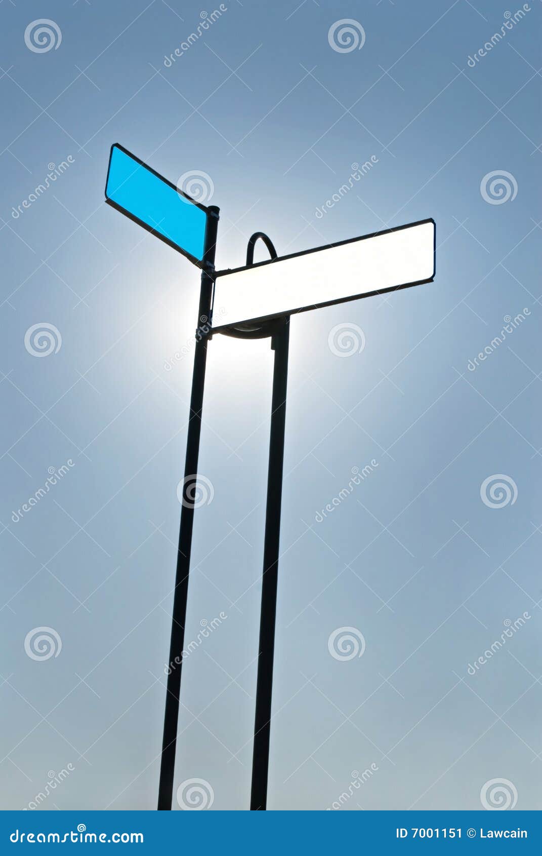 Illuminated Blank Sign stock image. Image of illumination - 7001151