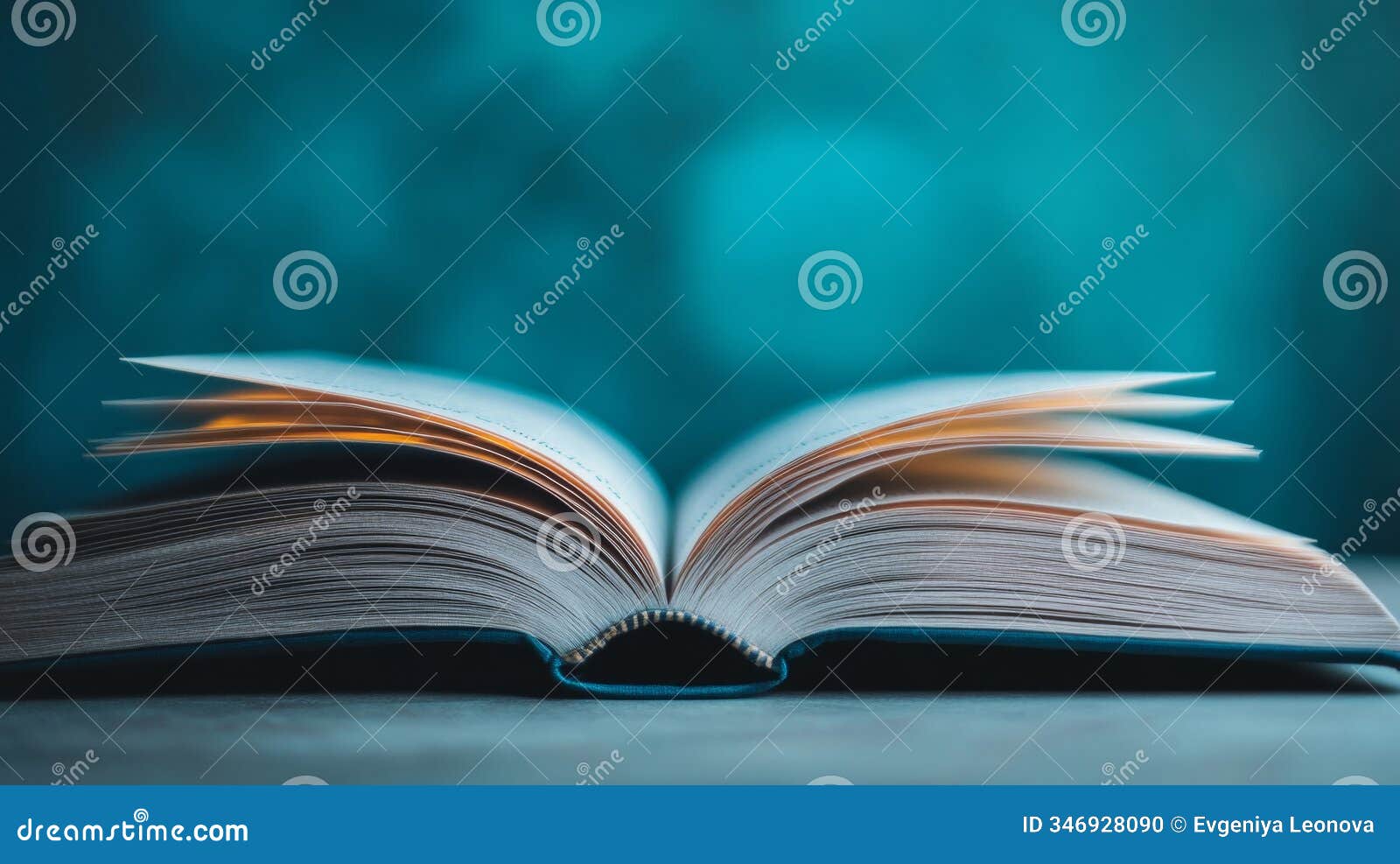 Illuminated Book with Radiant Pages a Symbol of Learning, Creativity ...