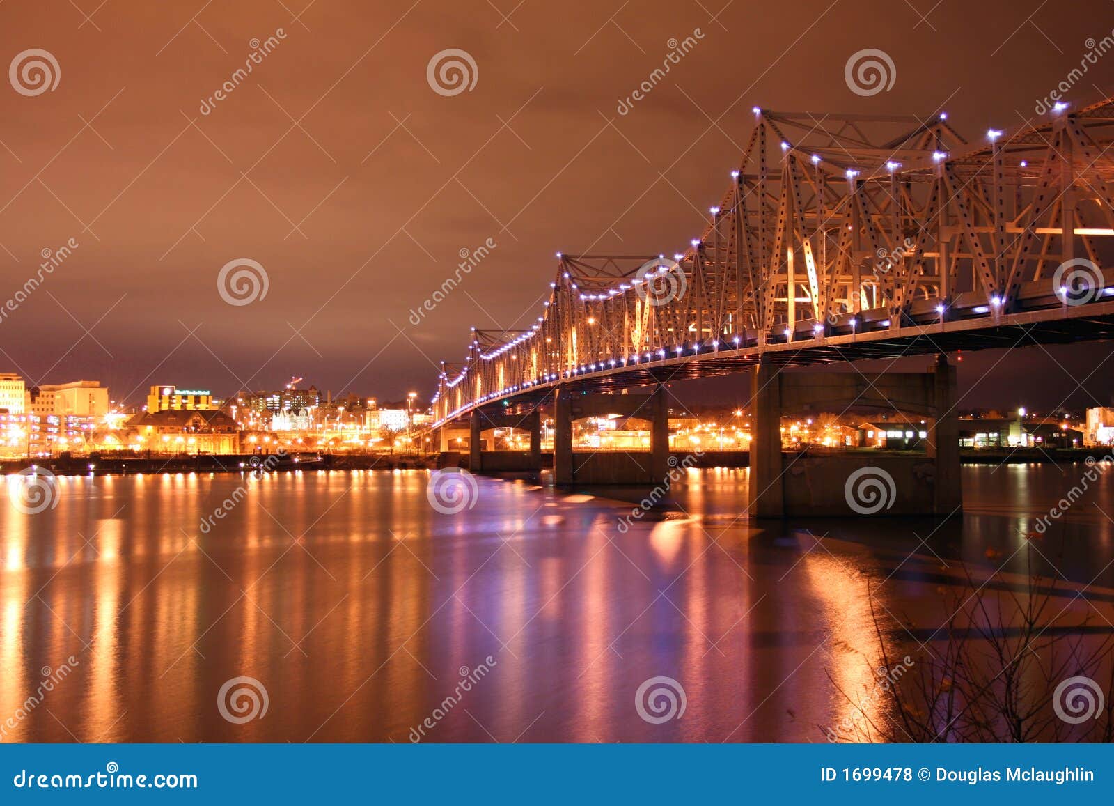Bridge Crossing The Clutha River Near Luggate Stock Image ...