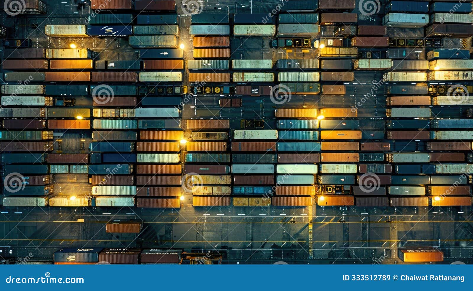 Illuminated Cargo Containers: Abstract Patterns of Airfreight Logistics ...
