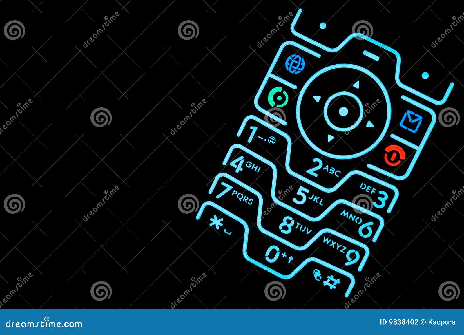 Phone Keypad Numbers Royalty-Free Stock Photography | CartoonDealer.com ...