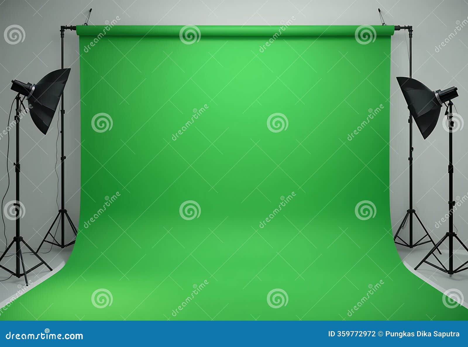 Chroma Key Compositing Green Backdrop Studio Background. Generate Ai ...