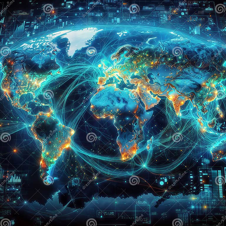 Illuminated Energy Flows: Visualizing the Global Grid, Generative Ai ...