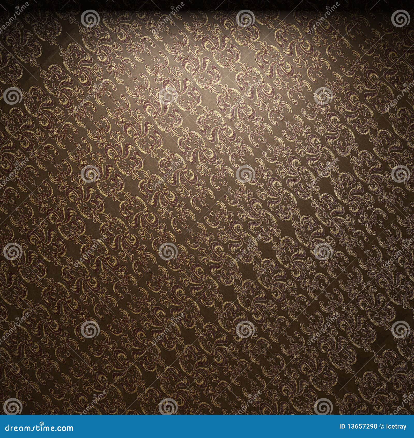 Illuminated Fabric Wallpaper Stock Illustration - Illustration of ...