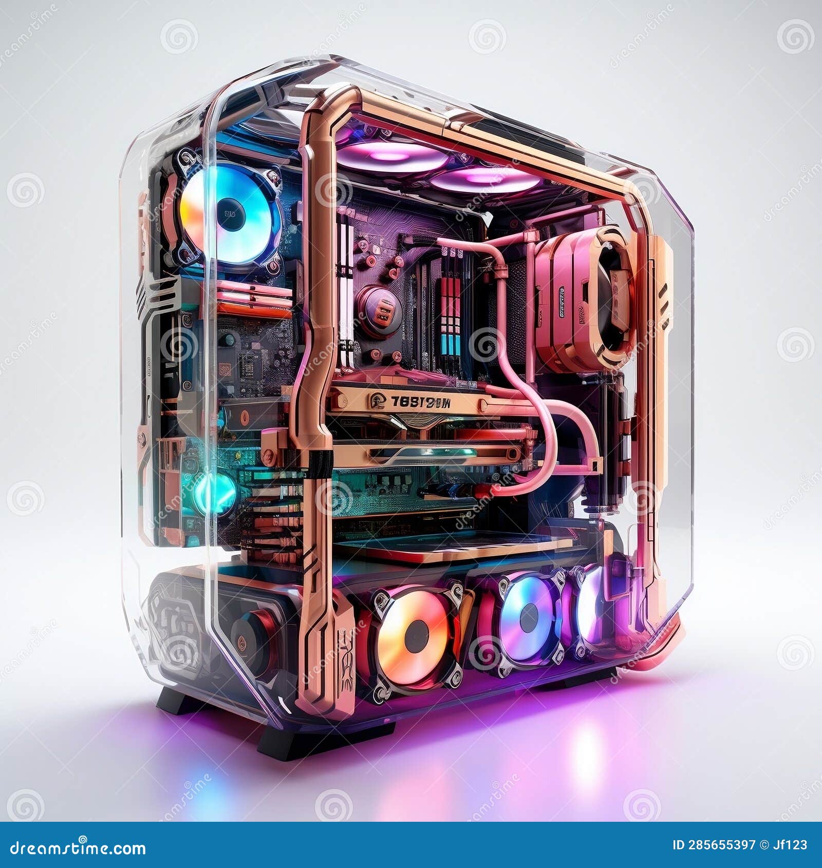 Illuminated Gaming Powerhouse: Unveiling a Futuristic Computer Stock ... Illuminated Gaming Powerhouse: Unveiling a Futuristic Computer Stock ...