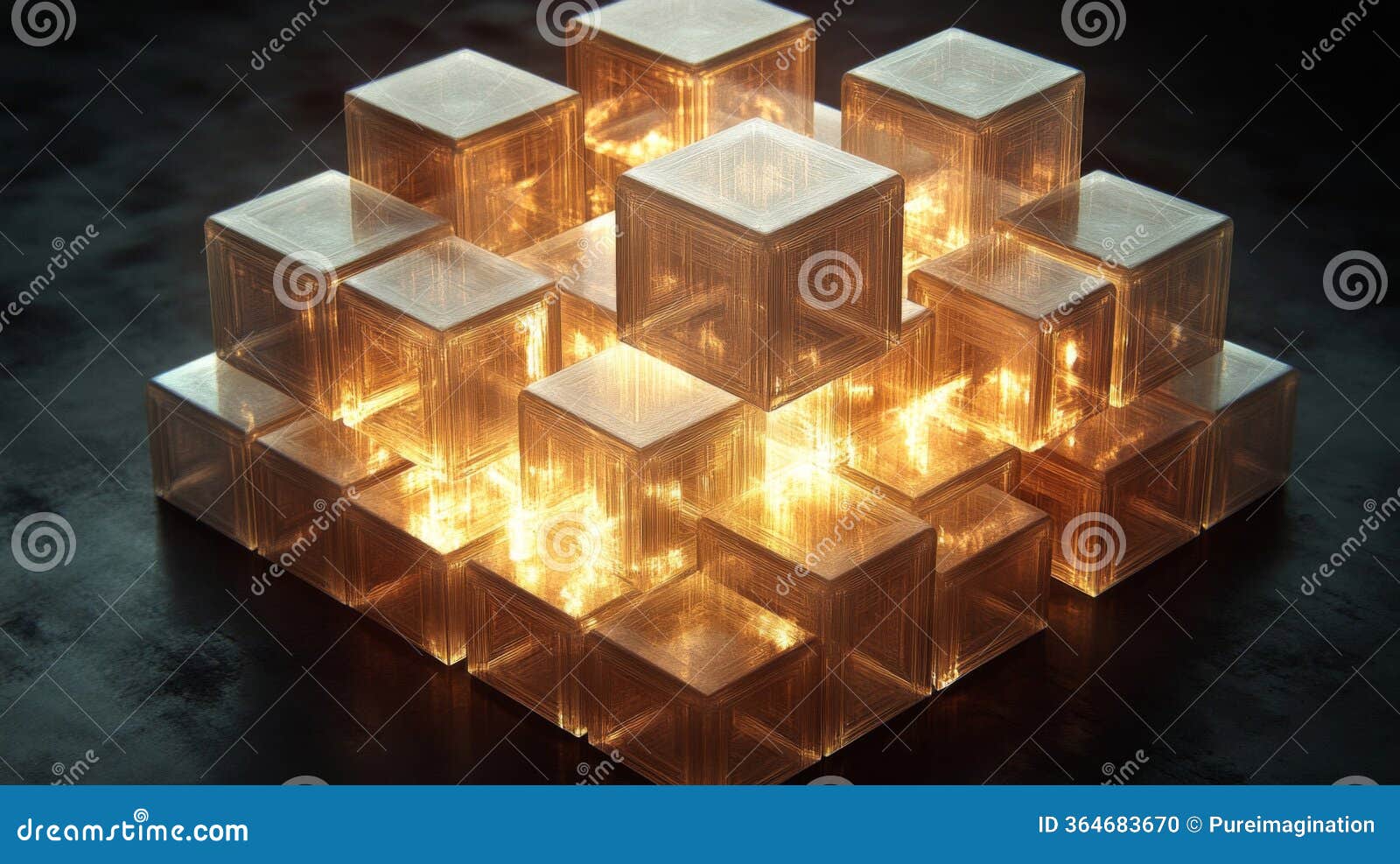 Cubes Form The Abbreviations CMS (content Management System) And LMS ...