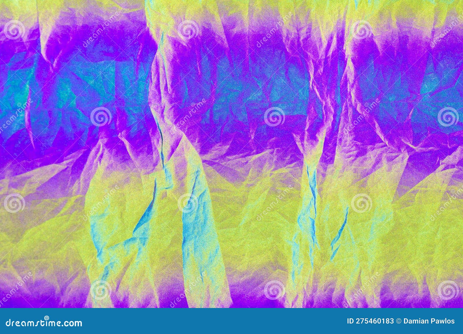 Illuminated Holographic Iridescent Fabric Background Texture Stock ...