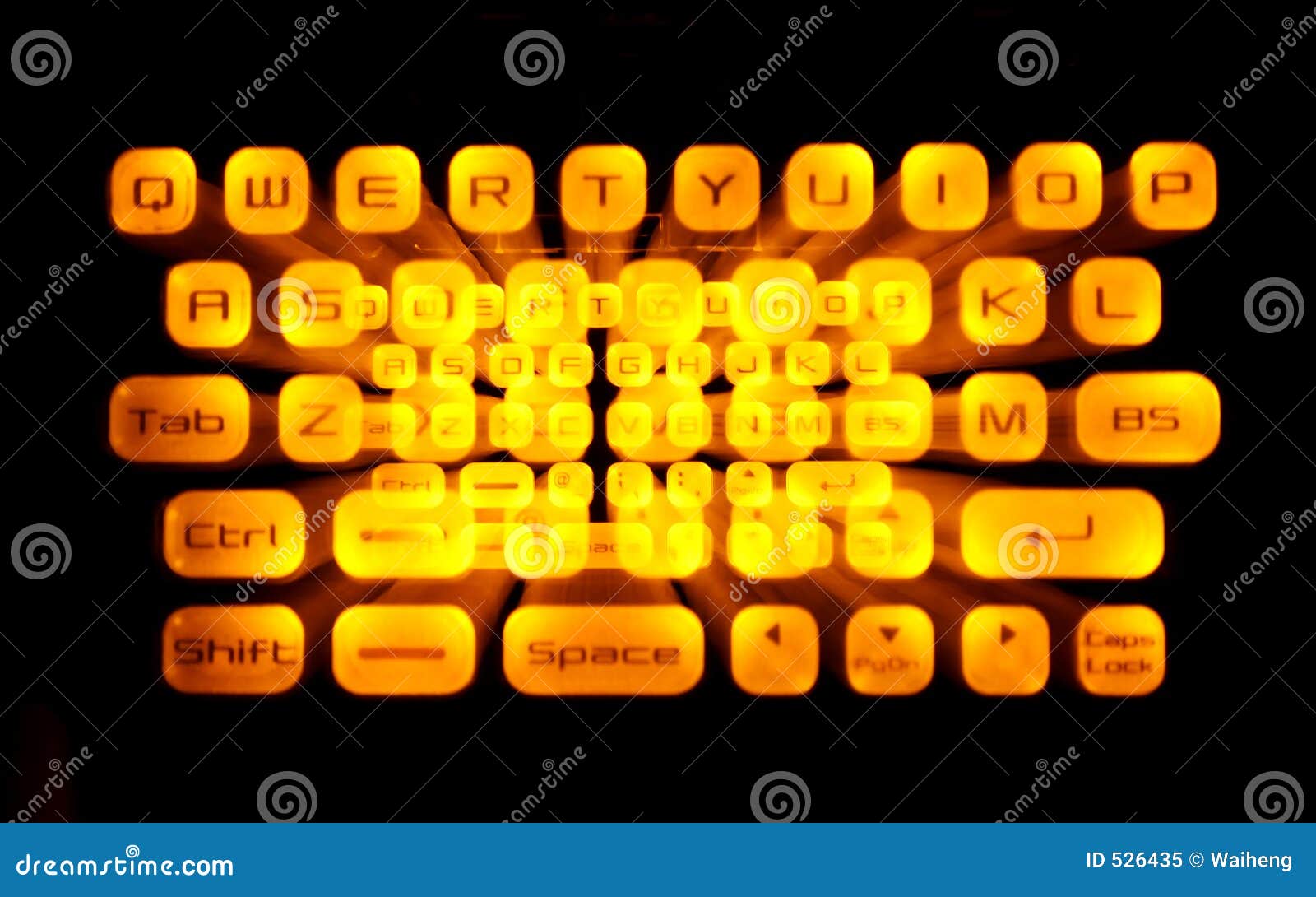 Illuminated Keyboard. Backlight Gaming Keyboard With Versatile Color ...