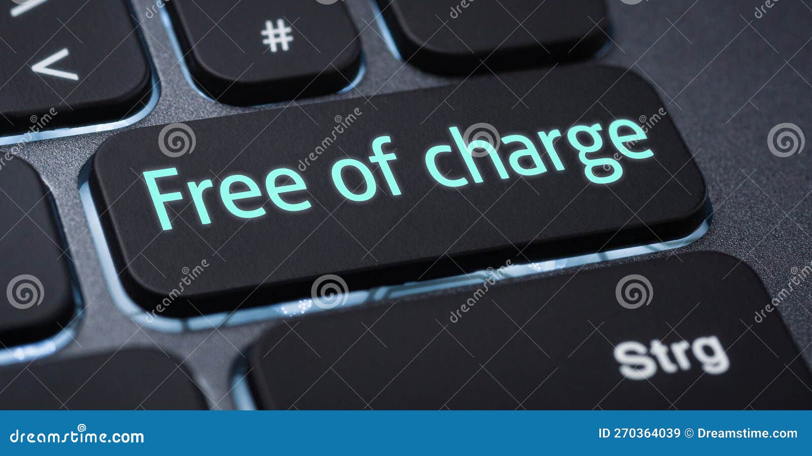Illuminated Keyboard with a Labeled Key - Free of Charge Stock Image ...
