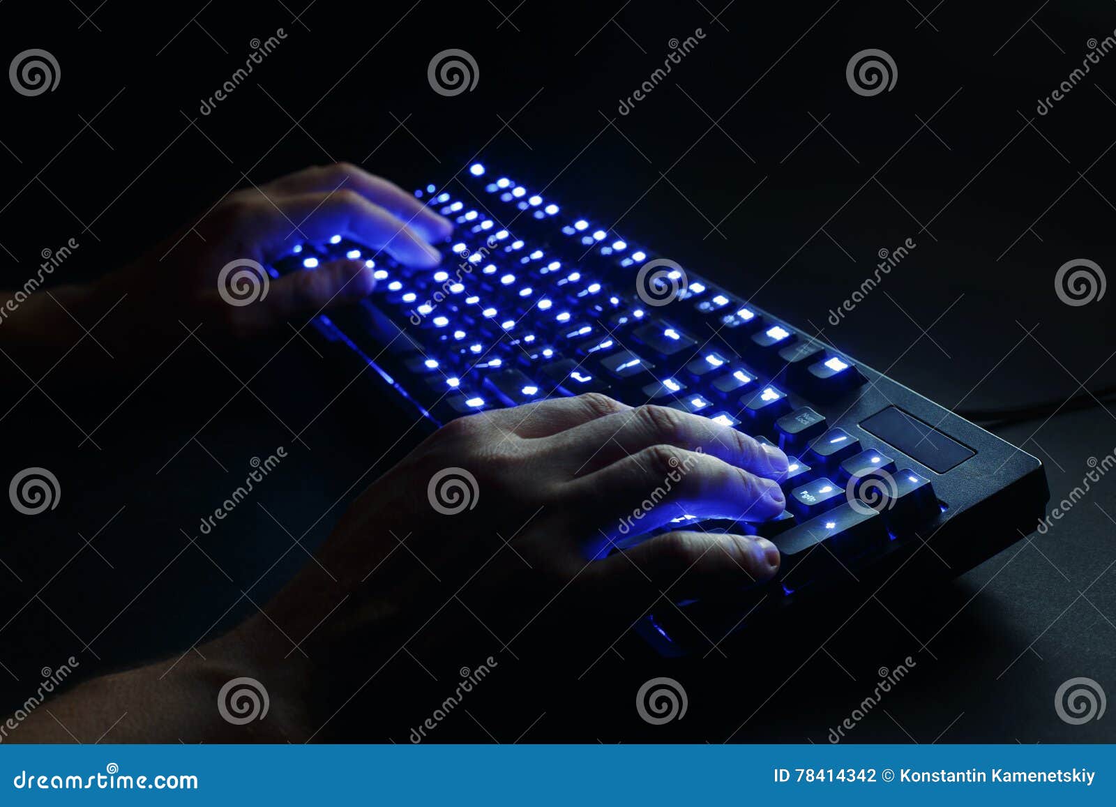1,122 Illuminated Keyboard Black Background Stock Photos - Free ...