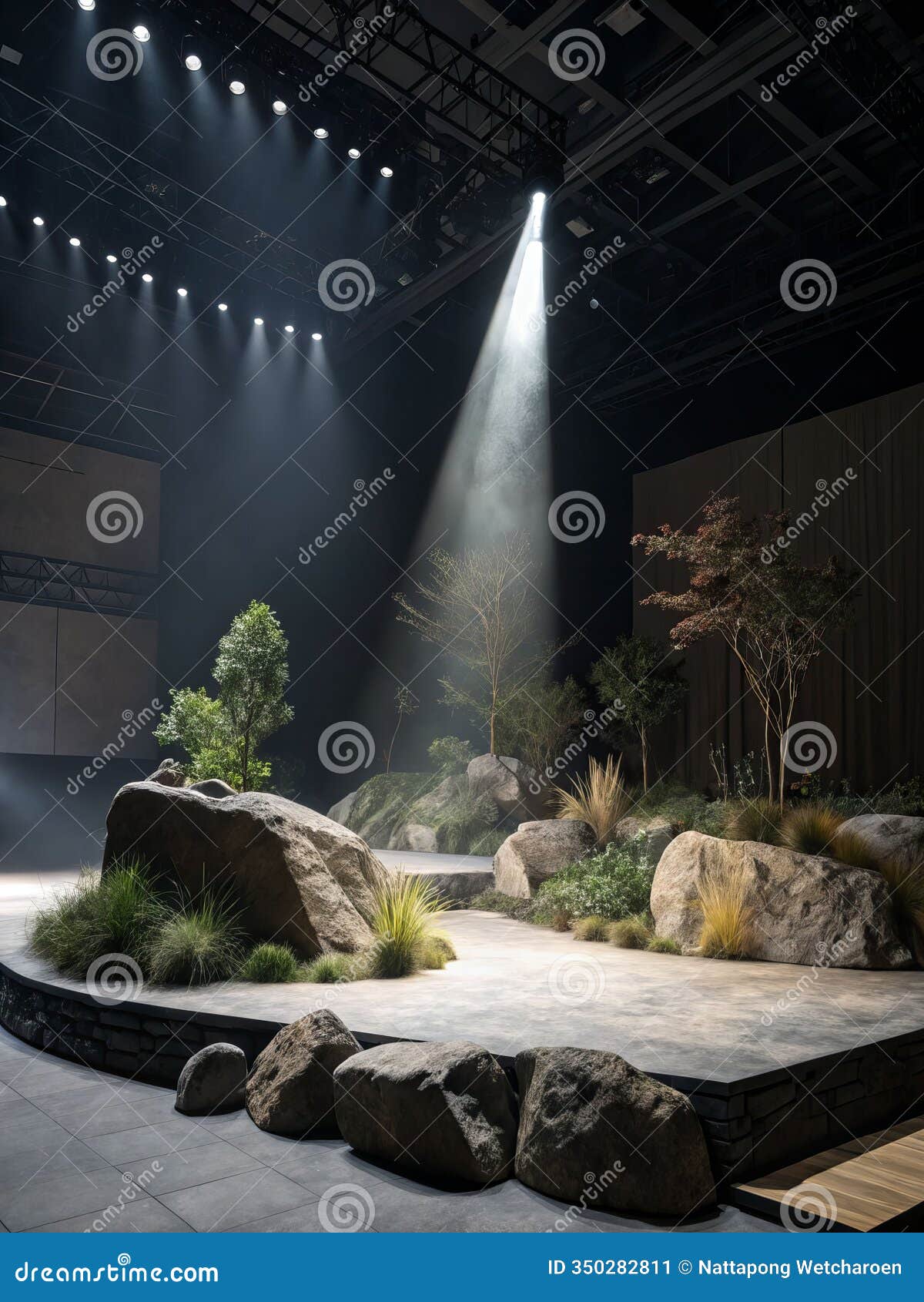Illuminated Natural Focus Display Studio Setup Landscape Indoor ...