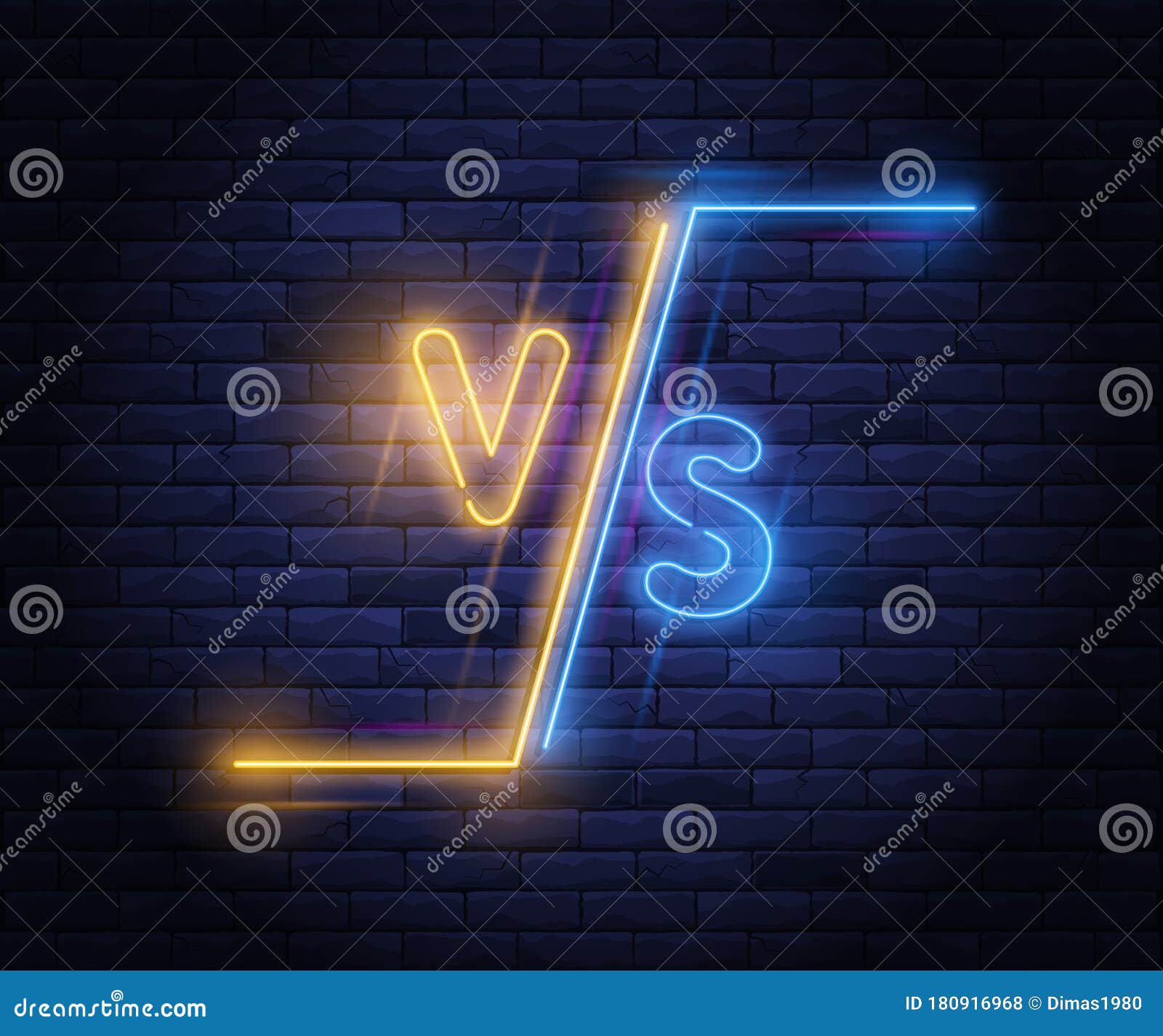 Versus Screen Design Background For Fight Competition. Battle Vs Match ...