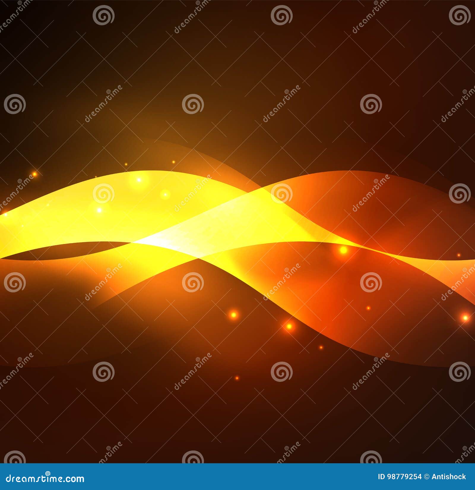 Illuminated neon waves stock vector. Illustration of explosion - 98779254