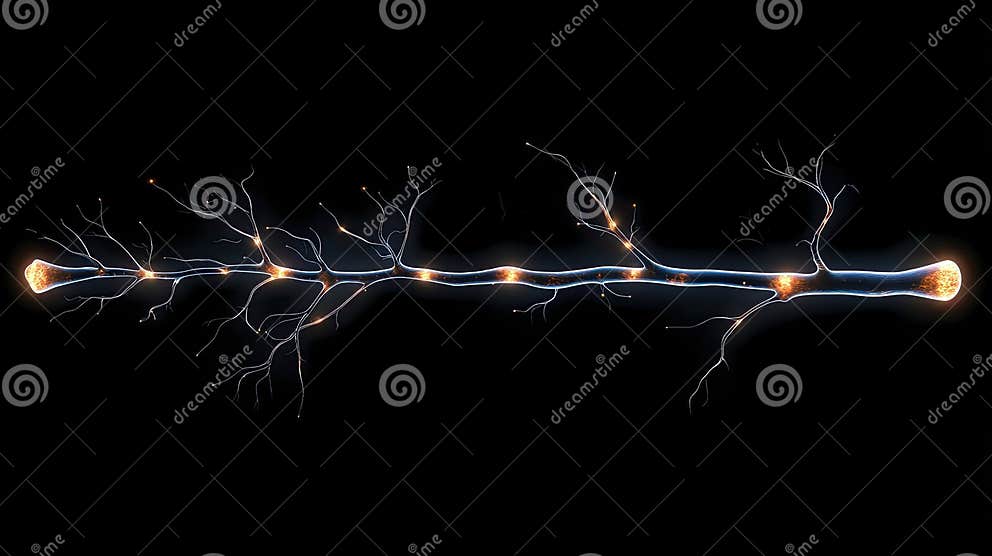 Illuminated Neurons Interact In A Dynamic Visual Representation