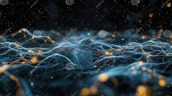 Illuminated Neurons Interact in a Dynamic Visual Representation, Demonstrating the Complexity of ...