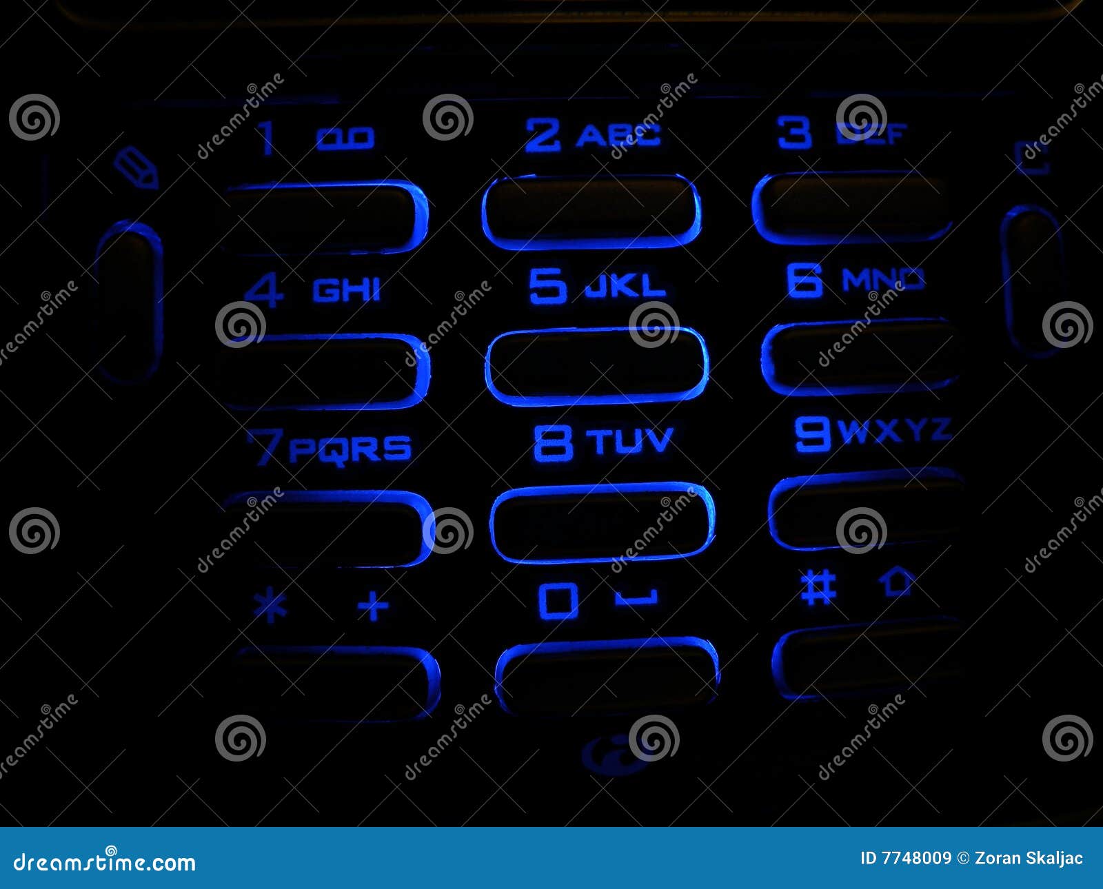 Phone Keyboard Layout Royalty-Free Stock Photography | CartoonDealer ...