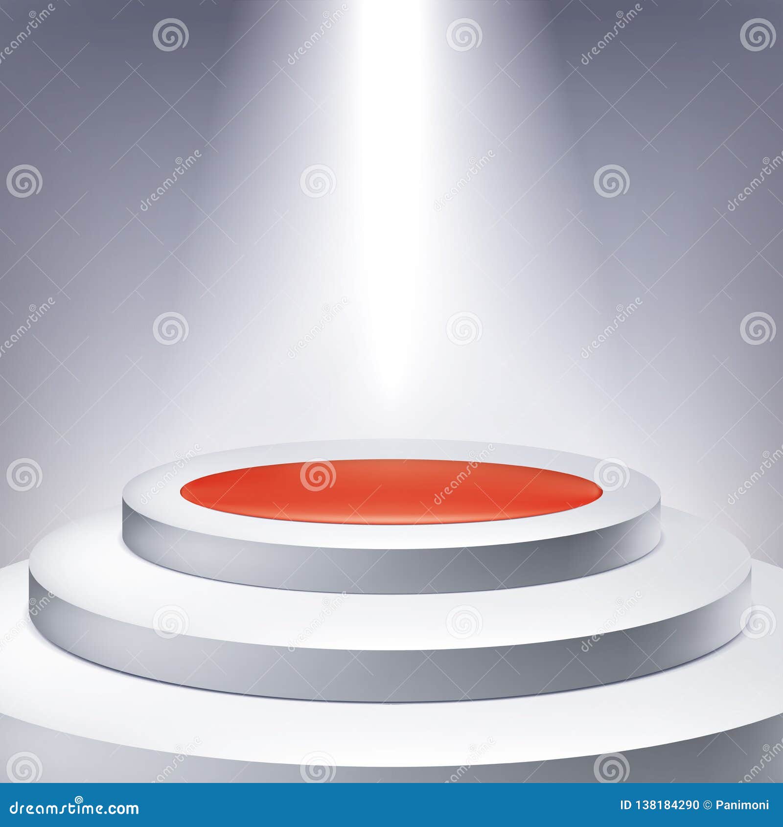 Illuminated Podium, Red Inside, Award Pedestal, Presentation Stand ...