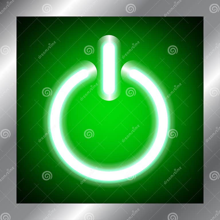 Illuminated Pushbutton Switch. Symbol, Pushbutton Stock Illustration ...