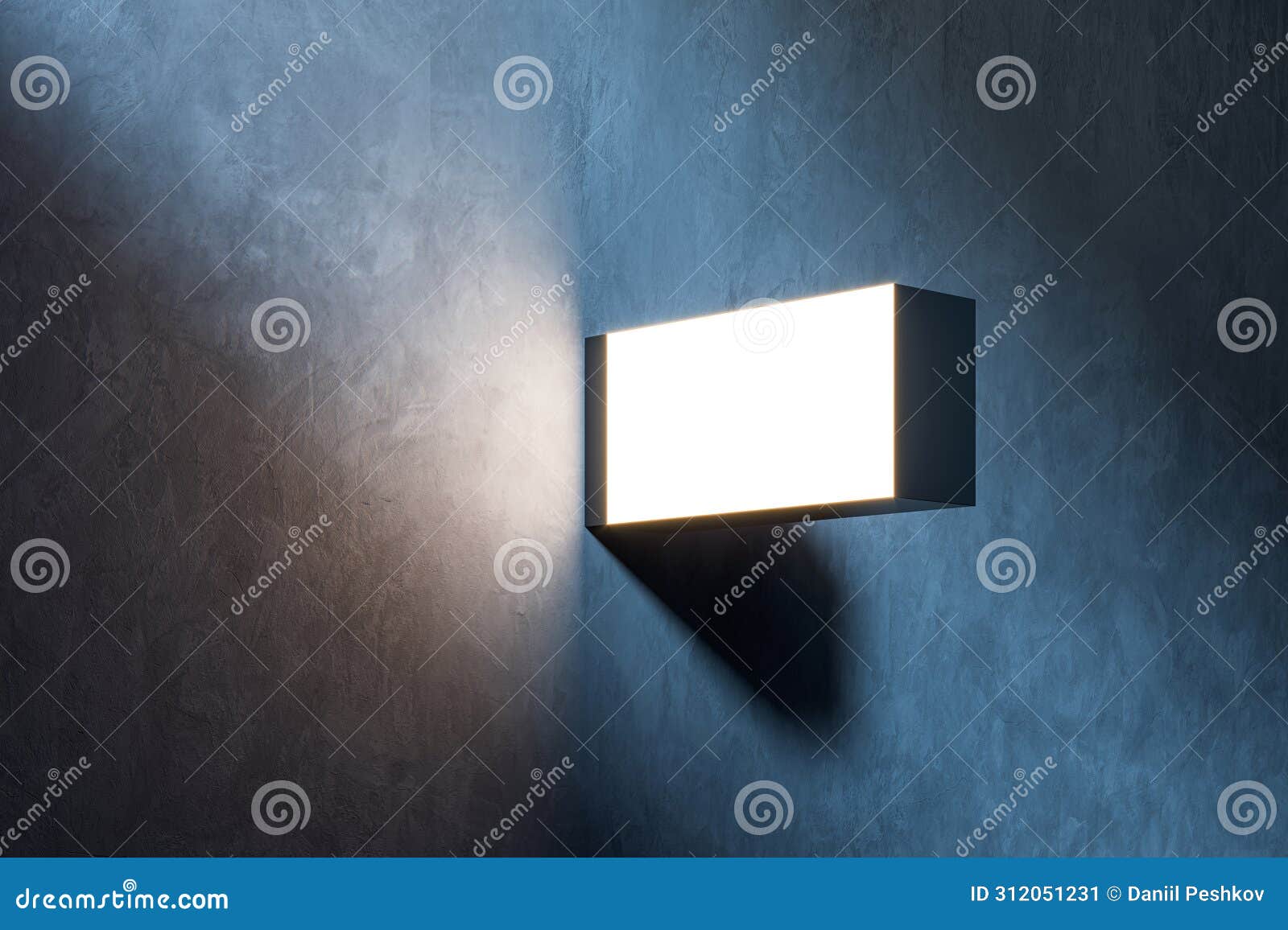 Illuminated Rectangular Portal Radiates With A Neon Purple Cosmic Glow ...