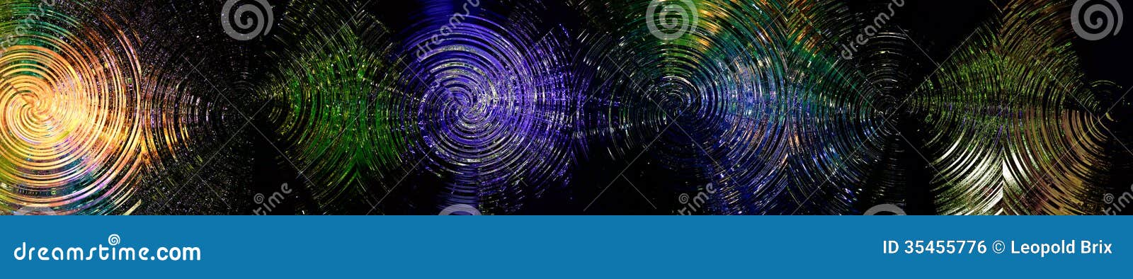 Illuminated Round Shaped Grooved Glass-panels #2 Stock Photo - Image of ...