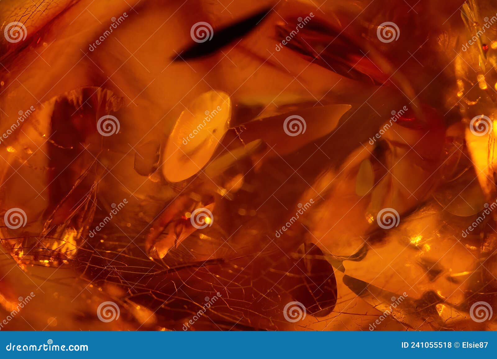 Close Up View of Natural Translucent Amber. Stock Photo - Image of ...
