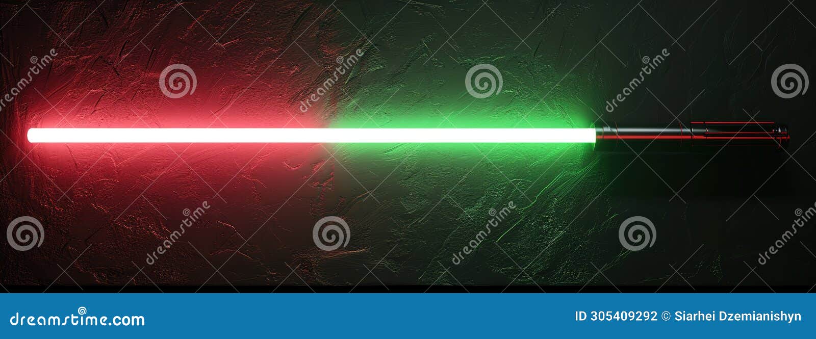Illuminated Two-tone Light Beam on a Textured Background Representing ...
