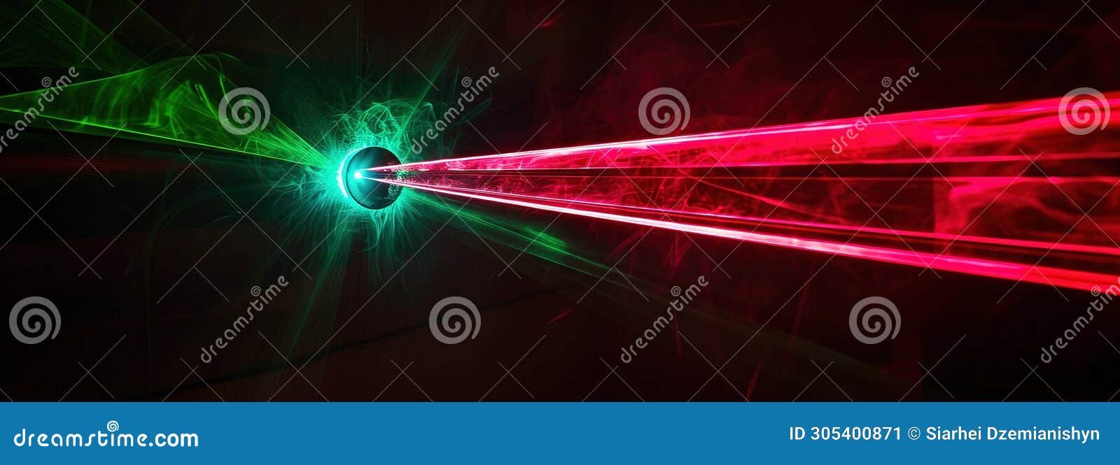 Illuminated Two-tone Light Beam on a Textured Background Representing ...