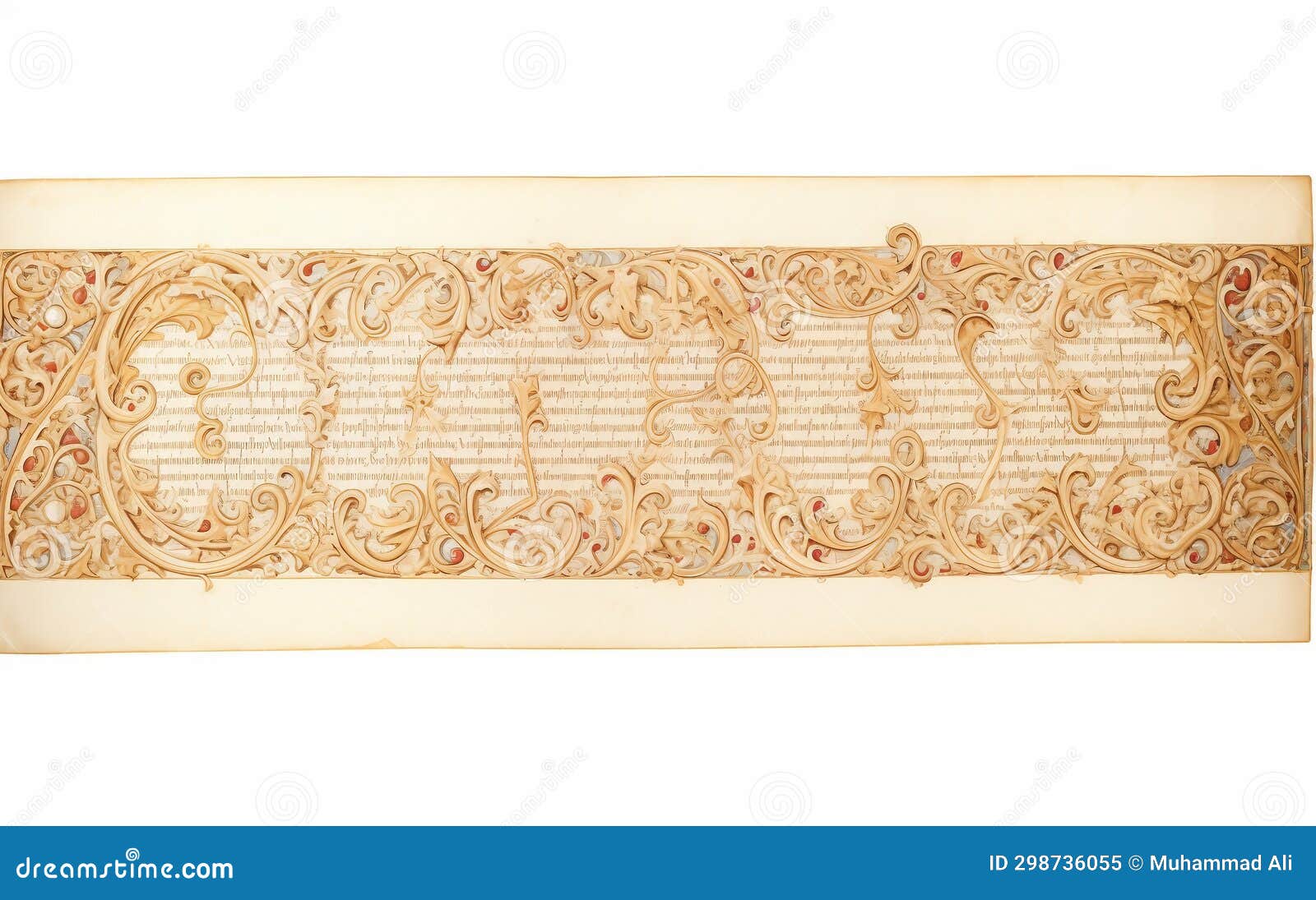 Illuminated Writing on White Background Stock Image - Image of radiance ...