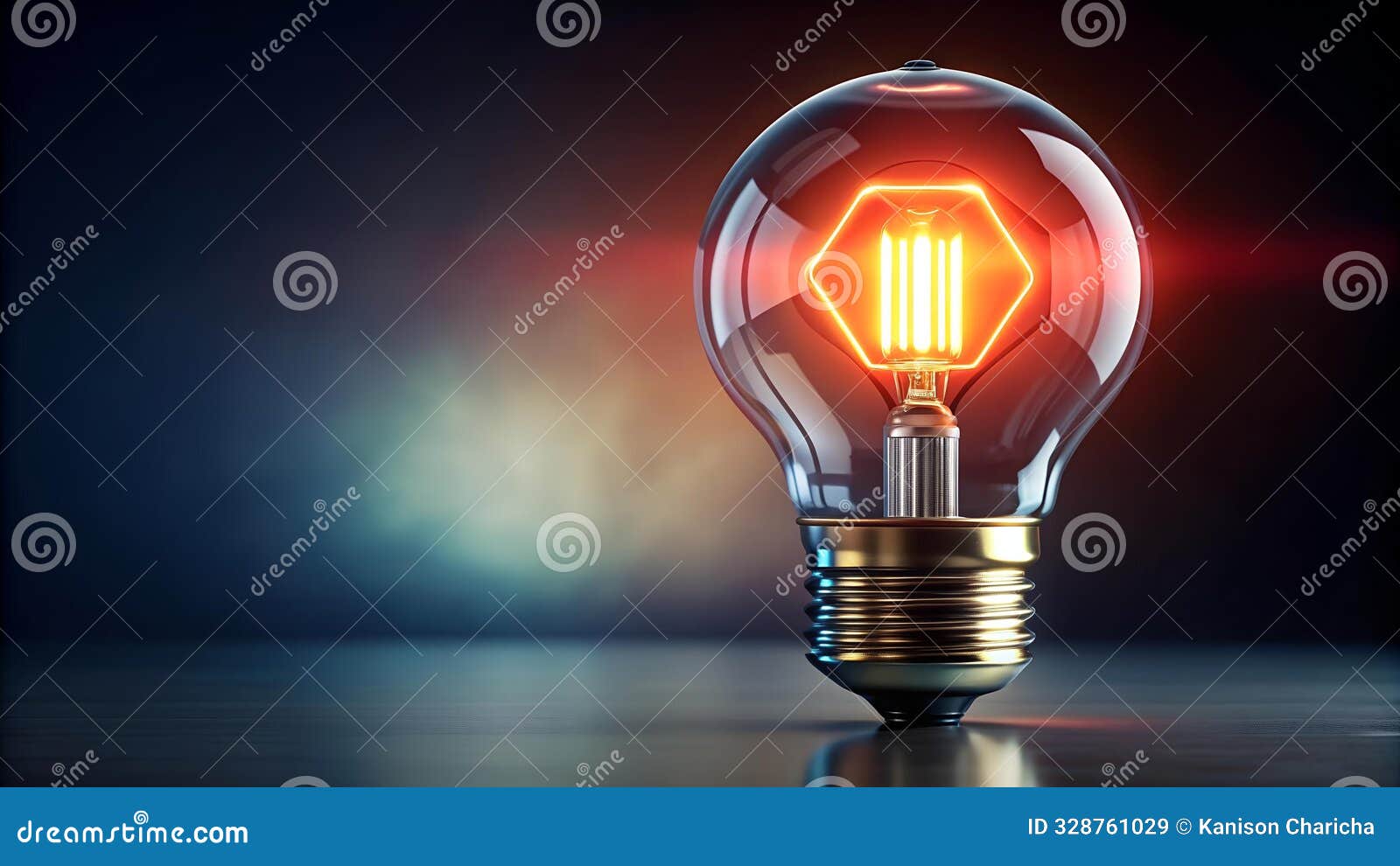 Illuminating Caution: a Stop Sign Embedded within a Glowing Light Bulb ...