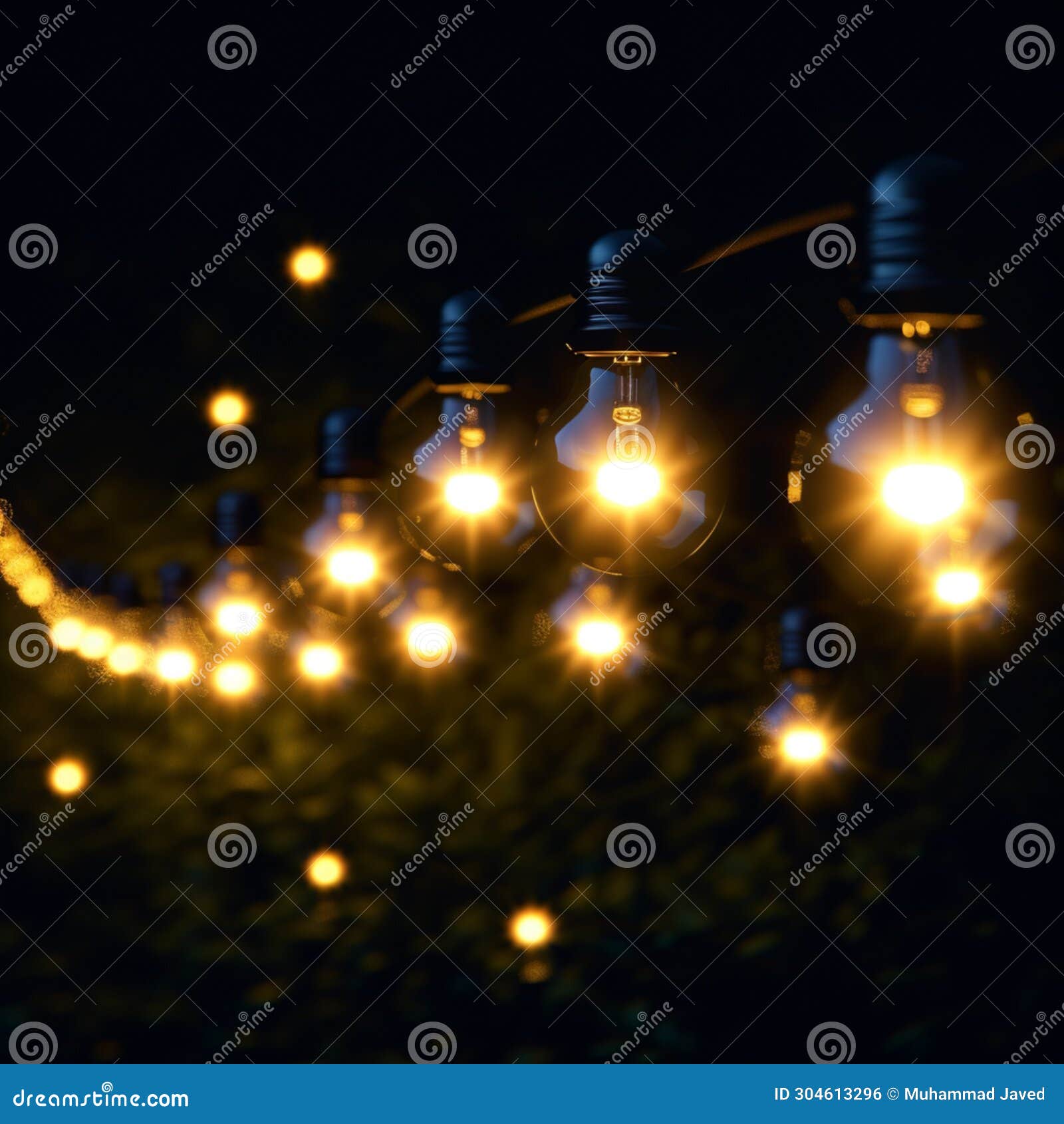 Illuminating Concepts Multiple Light Bulbs Shining Brightly in Creative ...