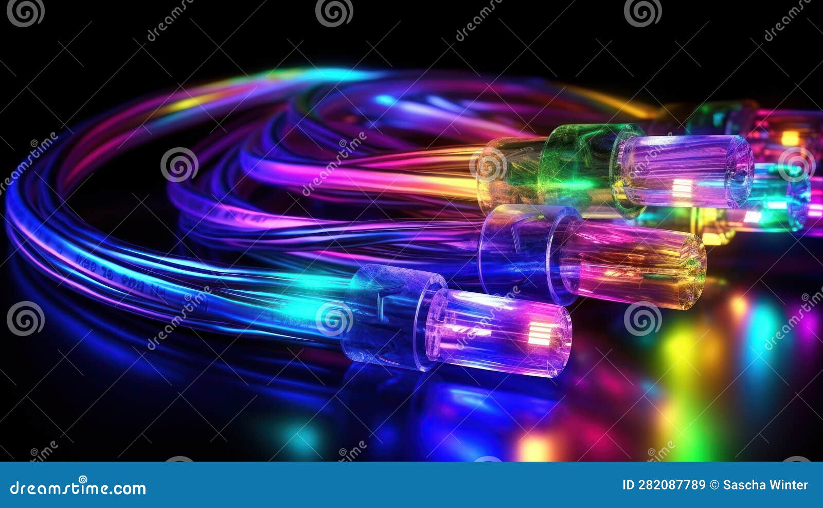 Illuminating Connections: Colored Electric Cables and LED in ...