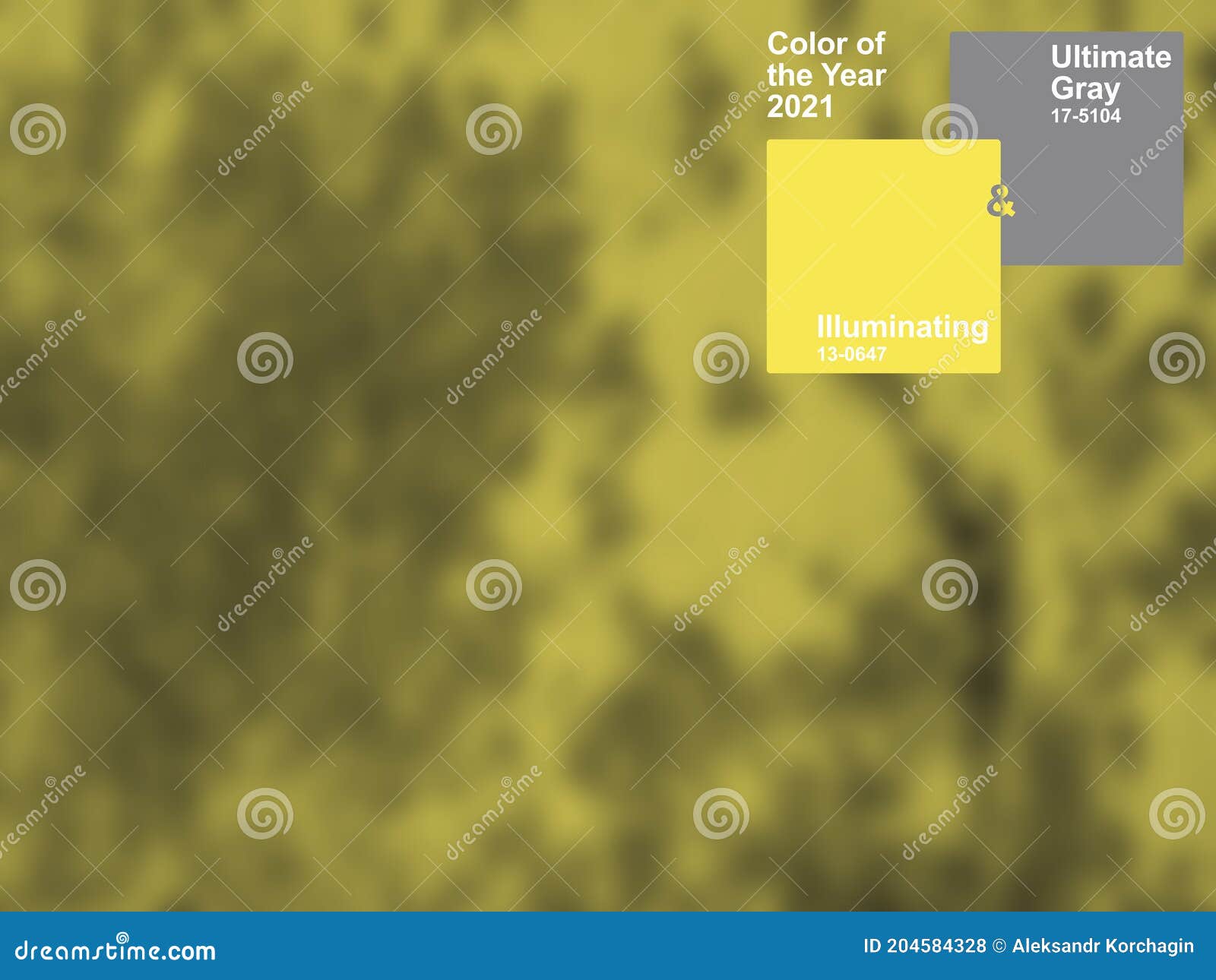 Illuminating And Ultimate Gray. Main Color Trend 2021 Editorial Image ...