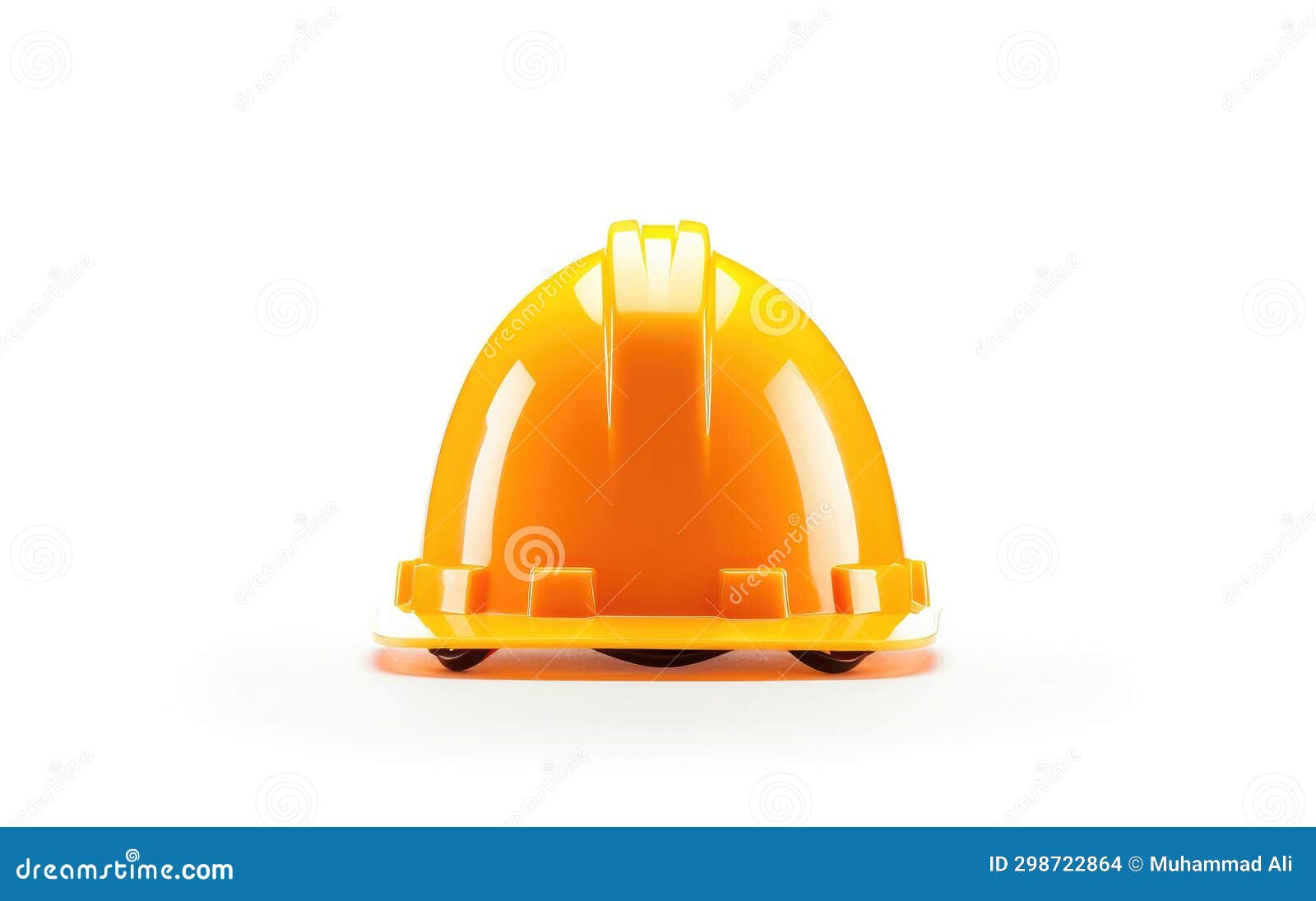 Illuminating Worksite on White Background Stock Photo - Image of ...