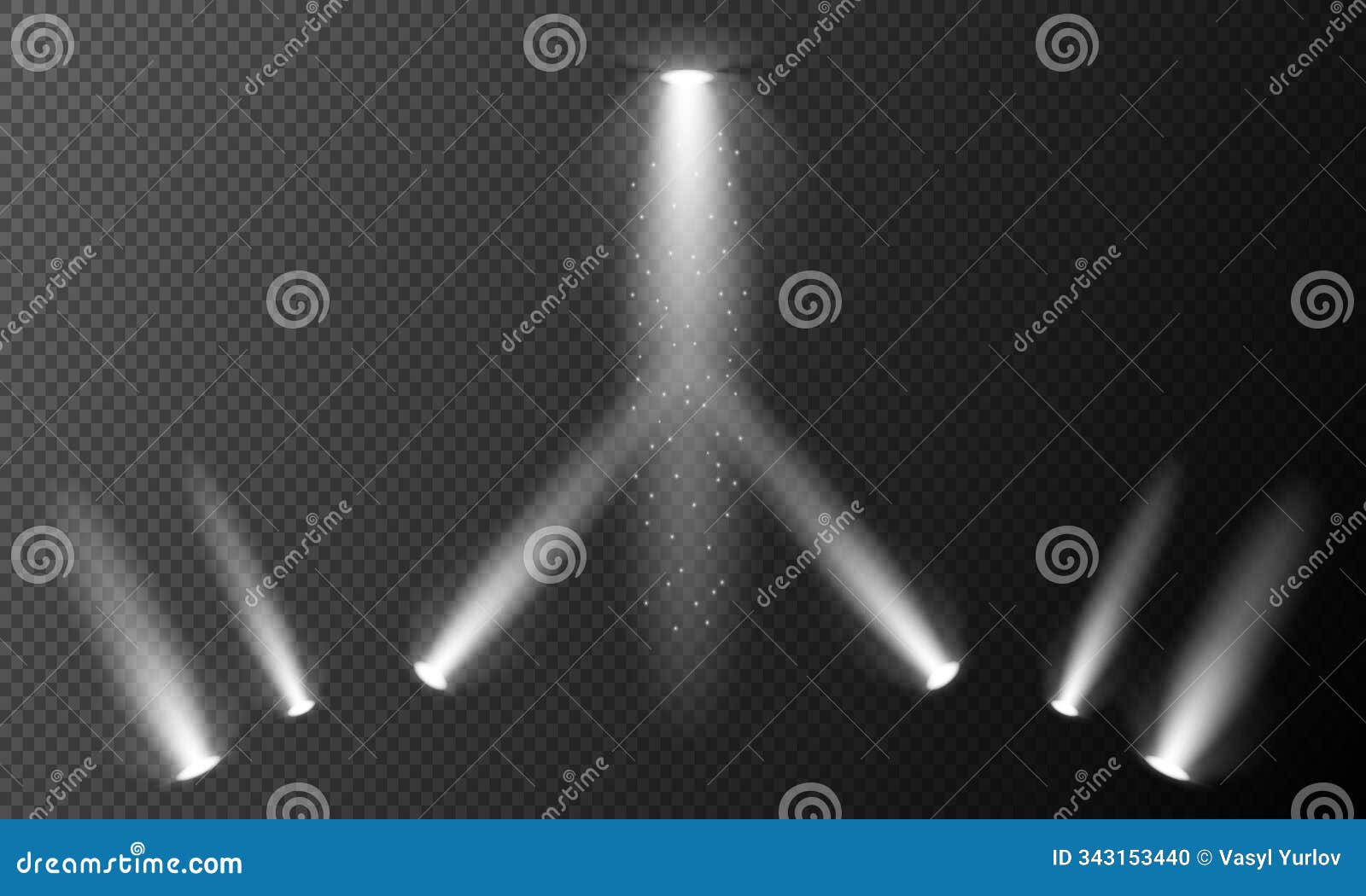 Illumination Backlight Effects 3d Realistic Vector Illustration ...
