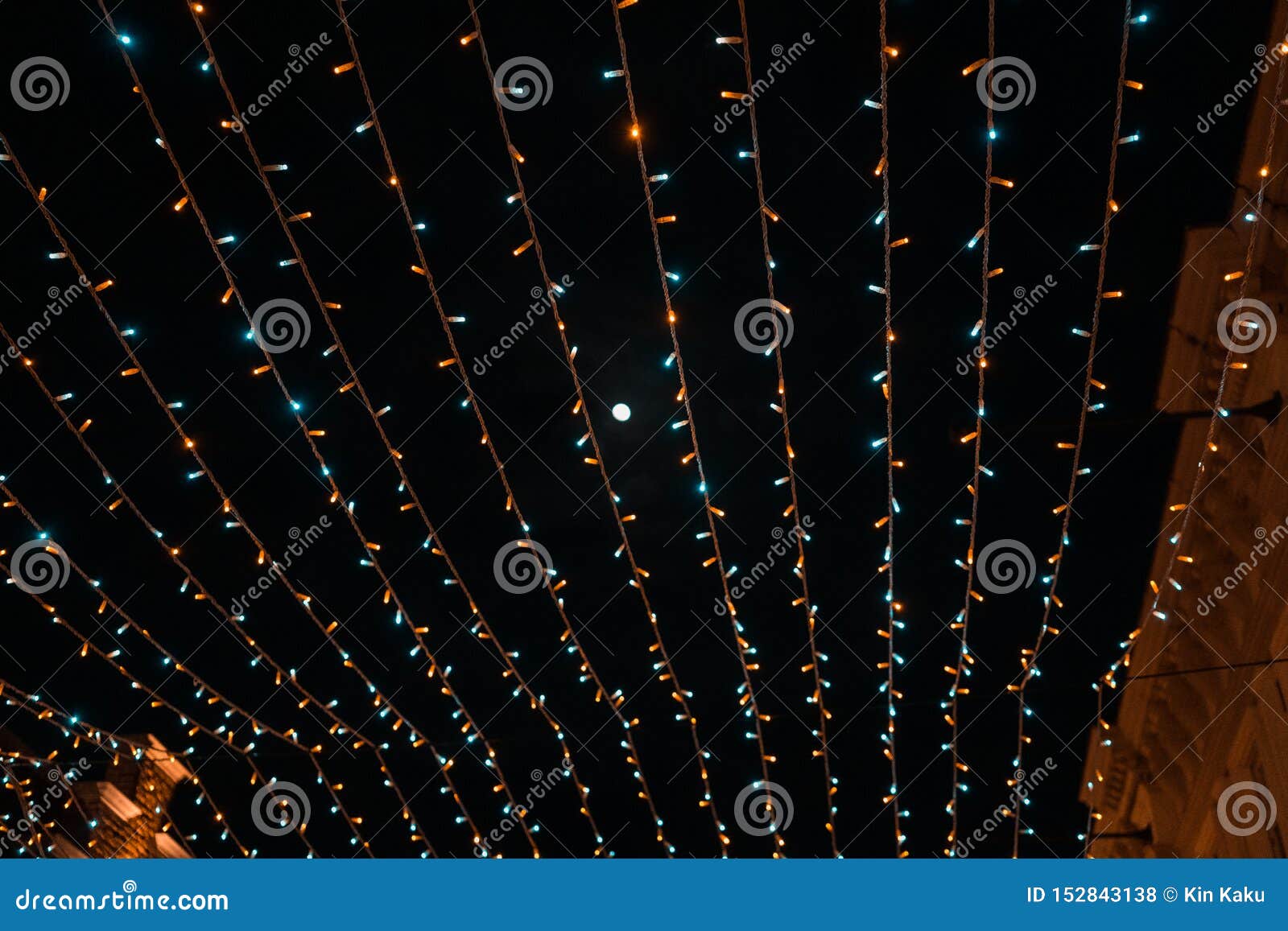 Illumination Moon and Sky Night Stock Photo - Image of spot, orange ...