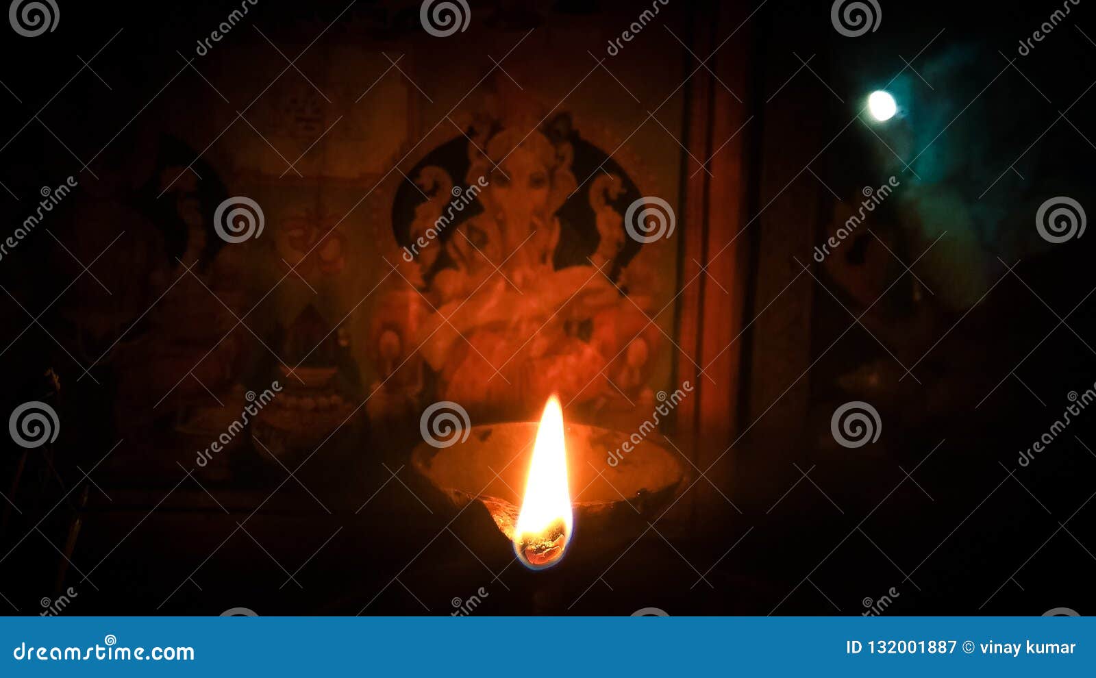 Diya stock image. Image of yellow, illumjnating, front - 132001887