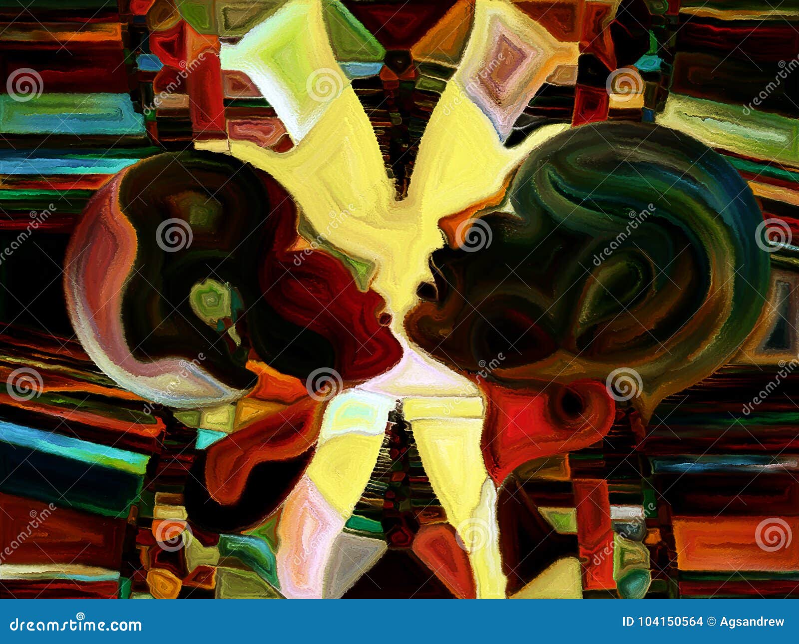 Illusion De La Signification Symbolique Illustration Stock ...