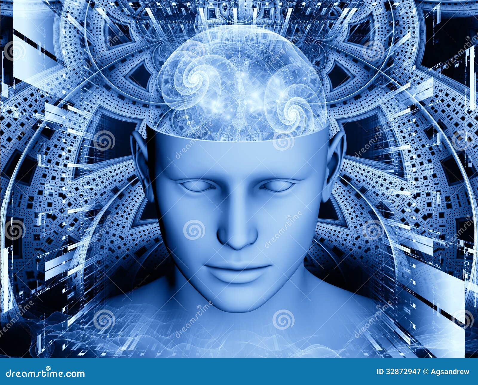 Illusion of the Mind stock illustration. Illustration of bizarre - 32872947