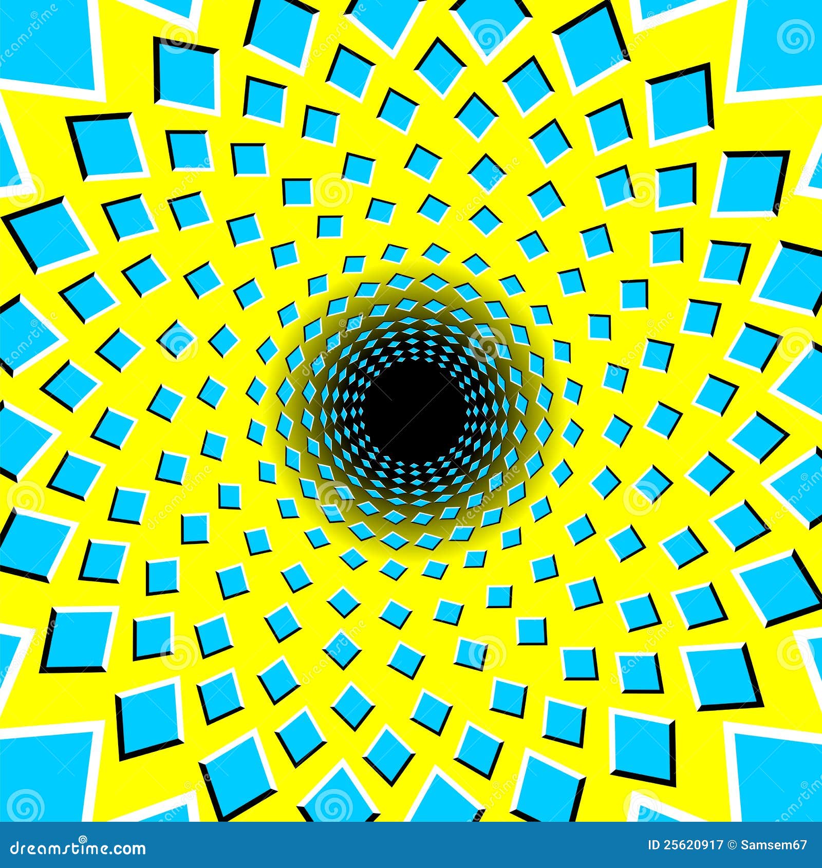 Illusion optique illustration de vecteur. Illustration du image - 25620917