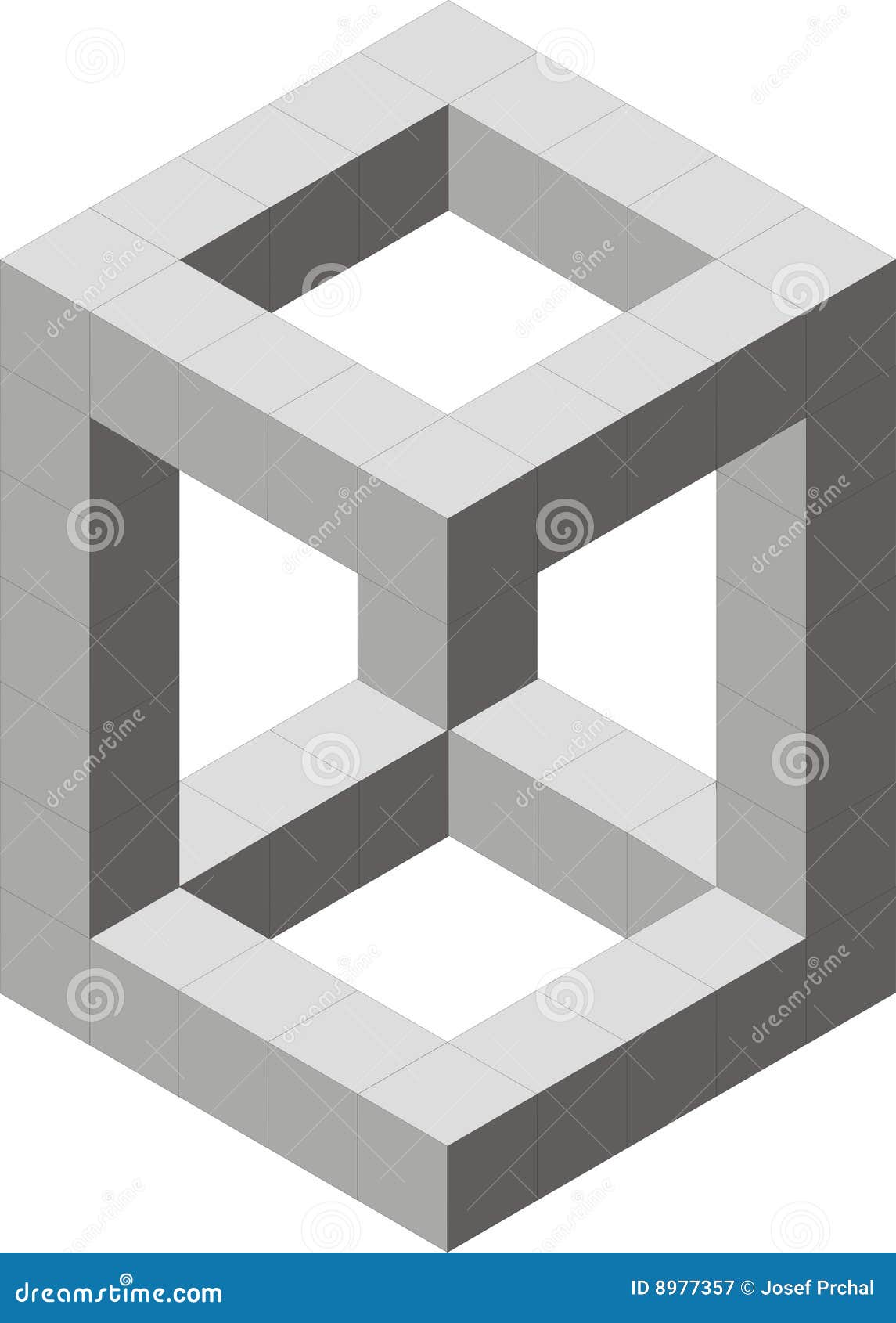 Illusion optique illustration de vecteur. Illustration of isolement ...