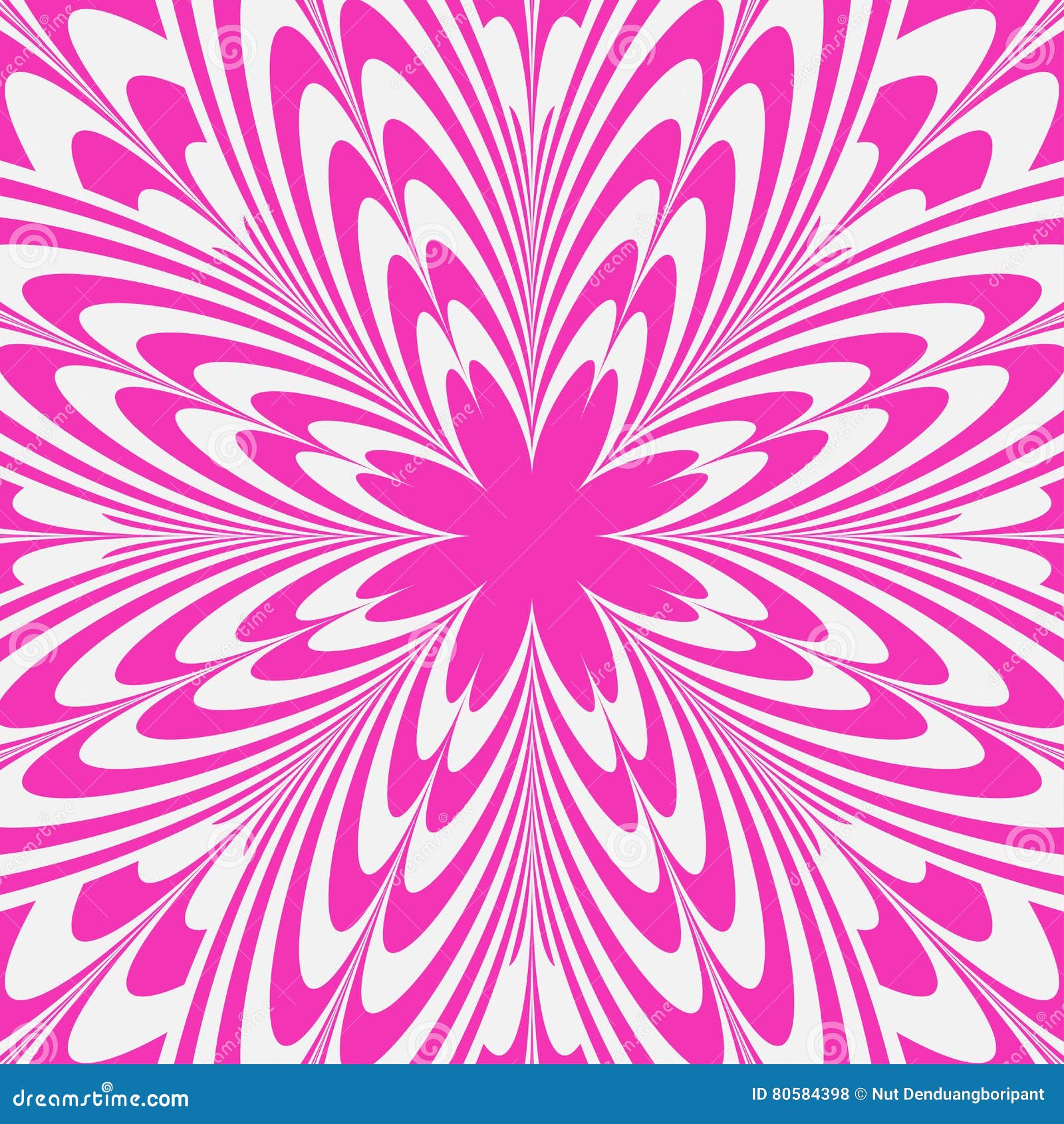Illusion Pink Flower Abstract Background Stock Vector - Illustration of ...