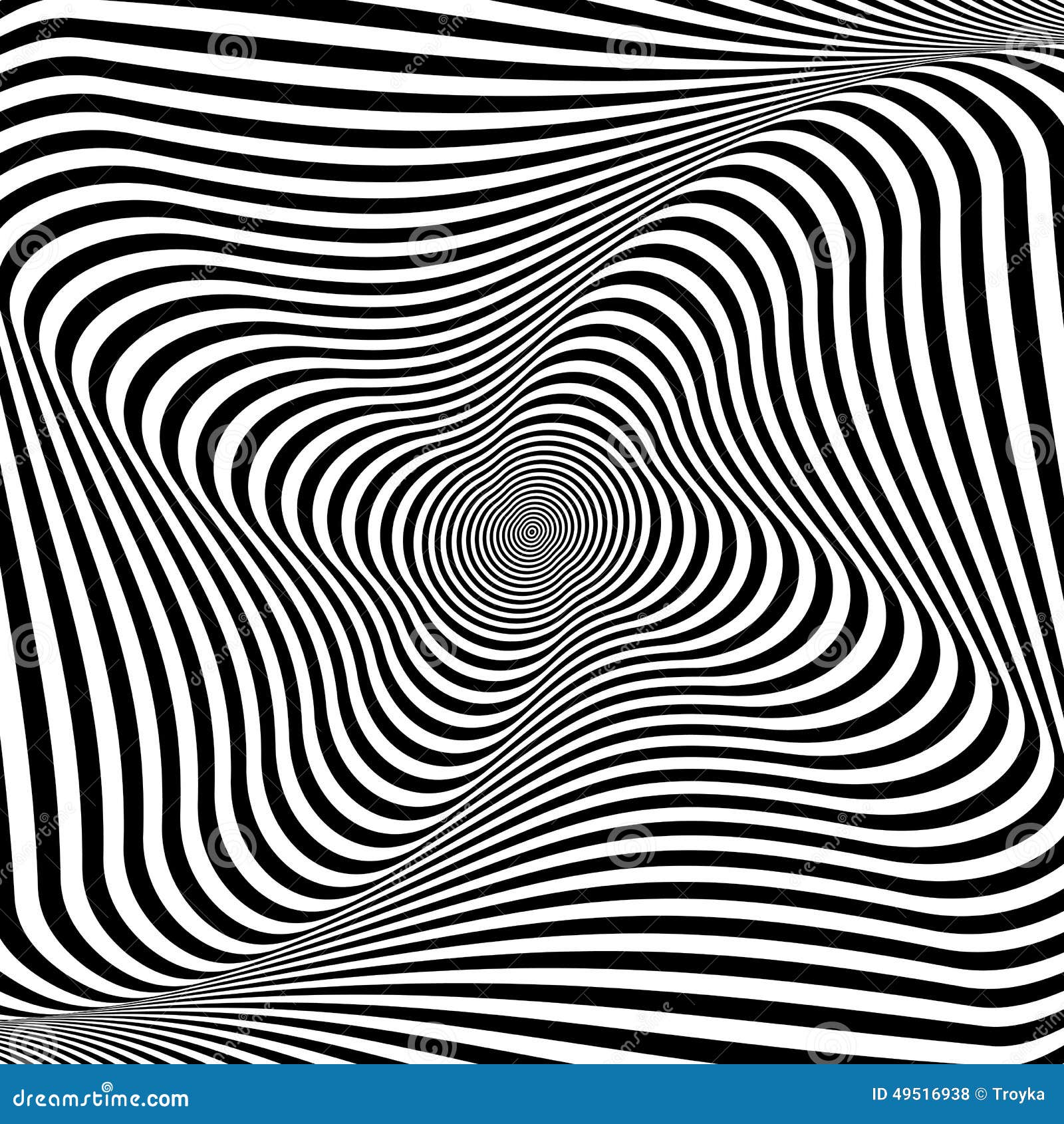 Illusion of Rotation Movement. Abstract Op Art Background Stock Vector ...