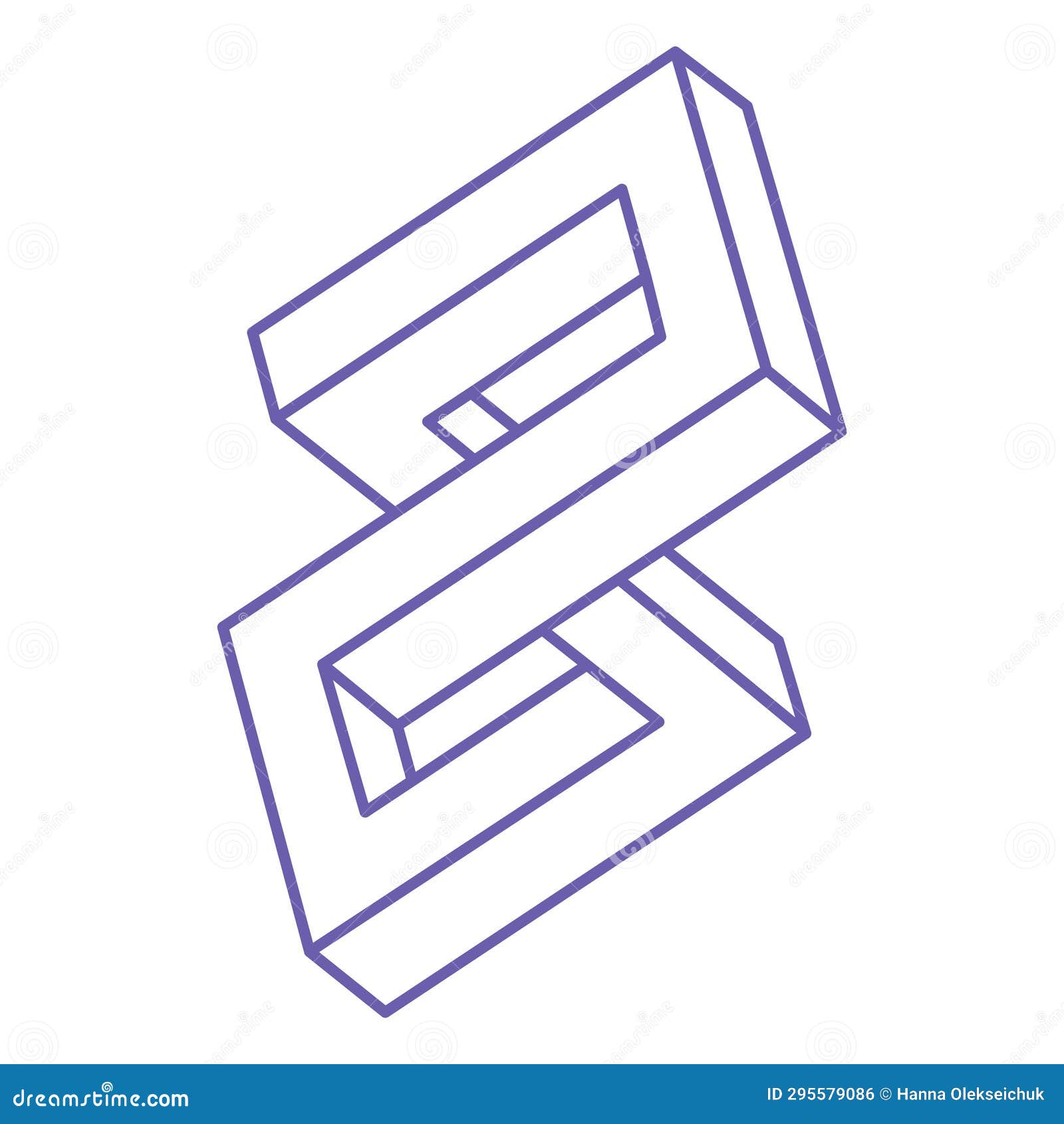 Illusion Shapes. 3d Geometry. Optical Illusion Simple Figures. Sacred ...