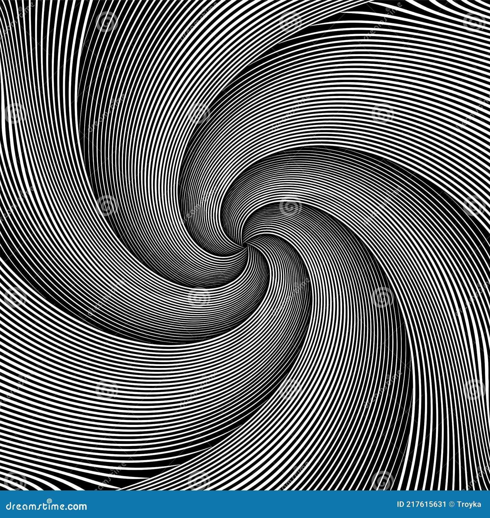 Illusion of Vortex Circular Rotation Movement Stock Vector ...