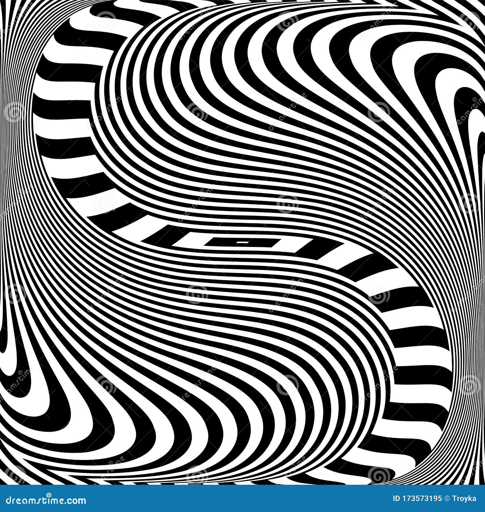 Illusion of Wavy Swirl Movement Stock Vector - Illustration of optical ...