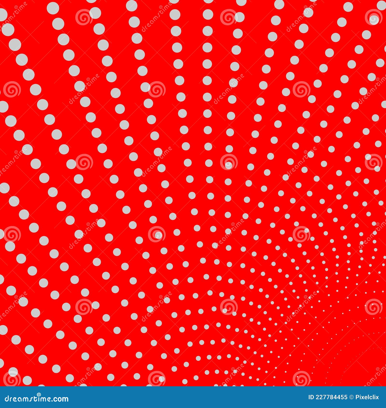 Illusions of Curvy Dotted Lines Vector Design. Stock Vector ...