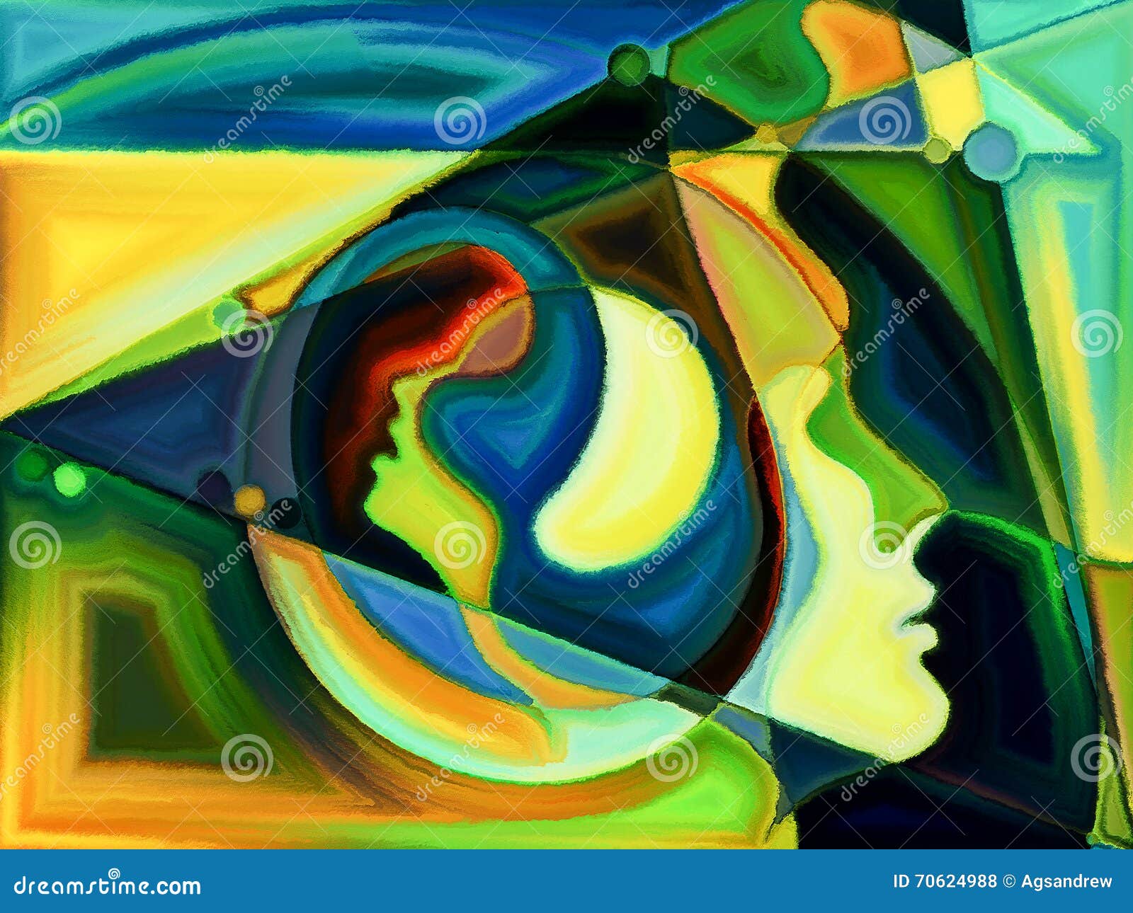 Illusions of Perception stock photo. Image of face, backdrop - 70624988